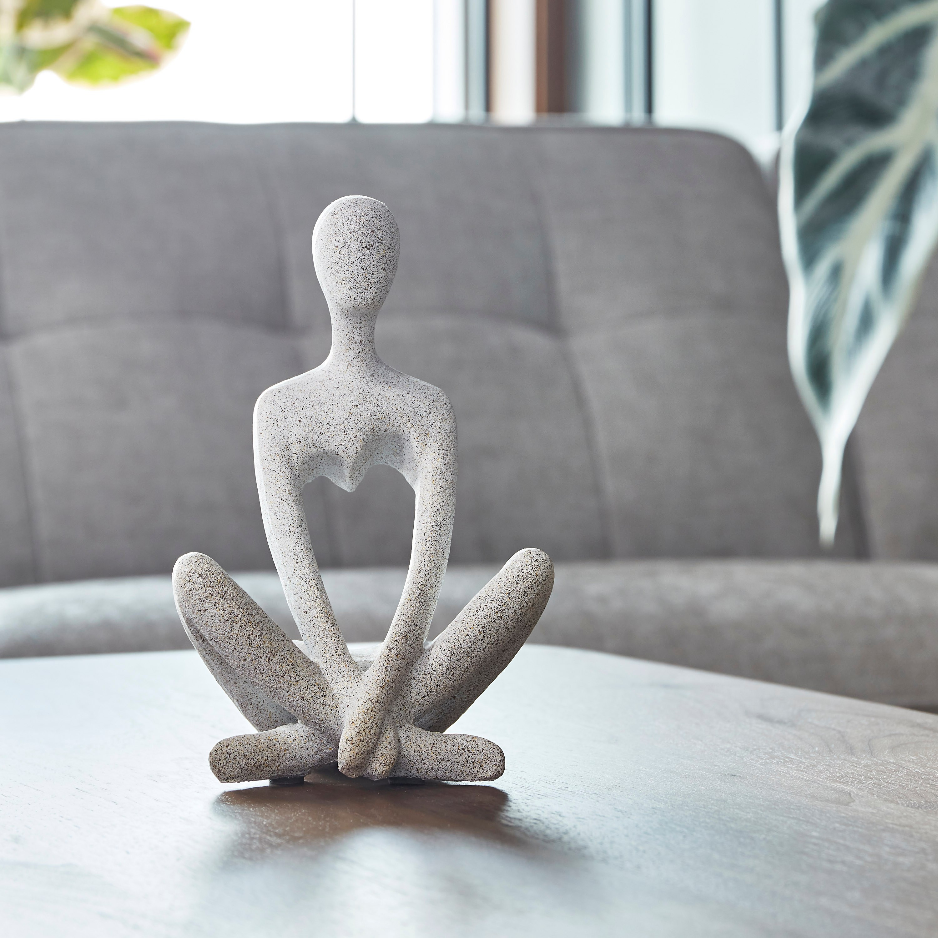 Shop Alba Crossed Legs Seated Figure Sculpture Online | Homecentre Egypt