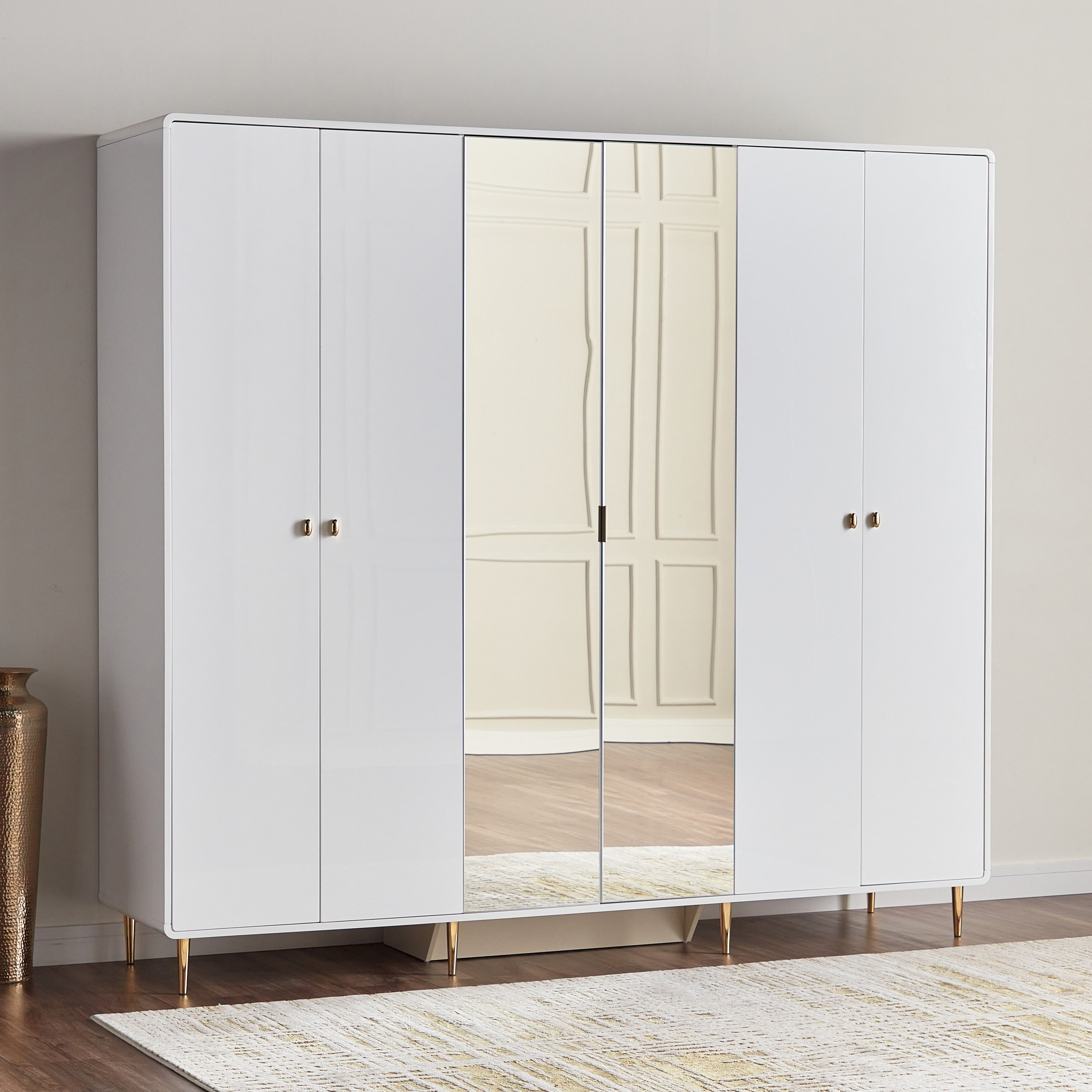 Shop Sofia 6-Door Wardrobe | Homecentre Qatar