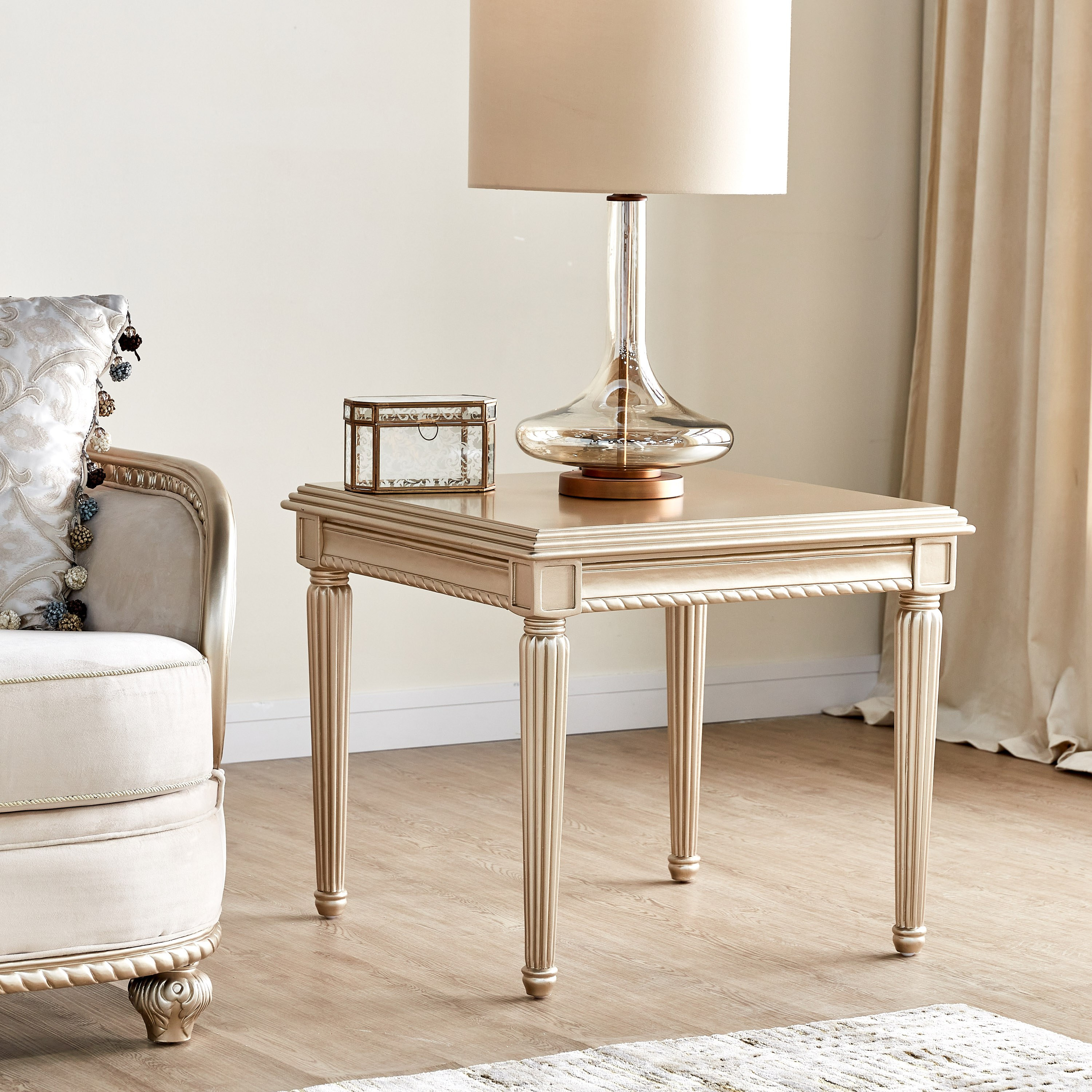 Shop Rutherford Wooden Top Side Table | Homecentre Oman