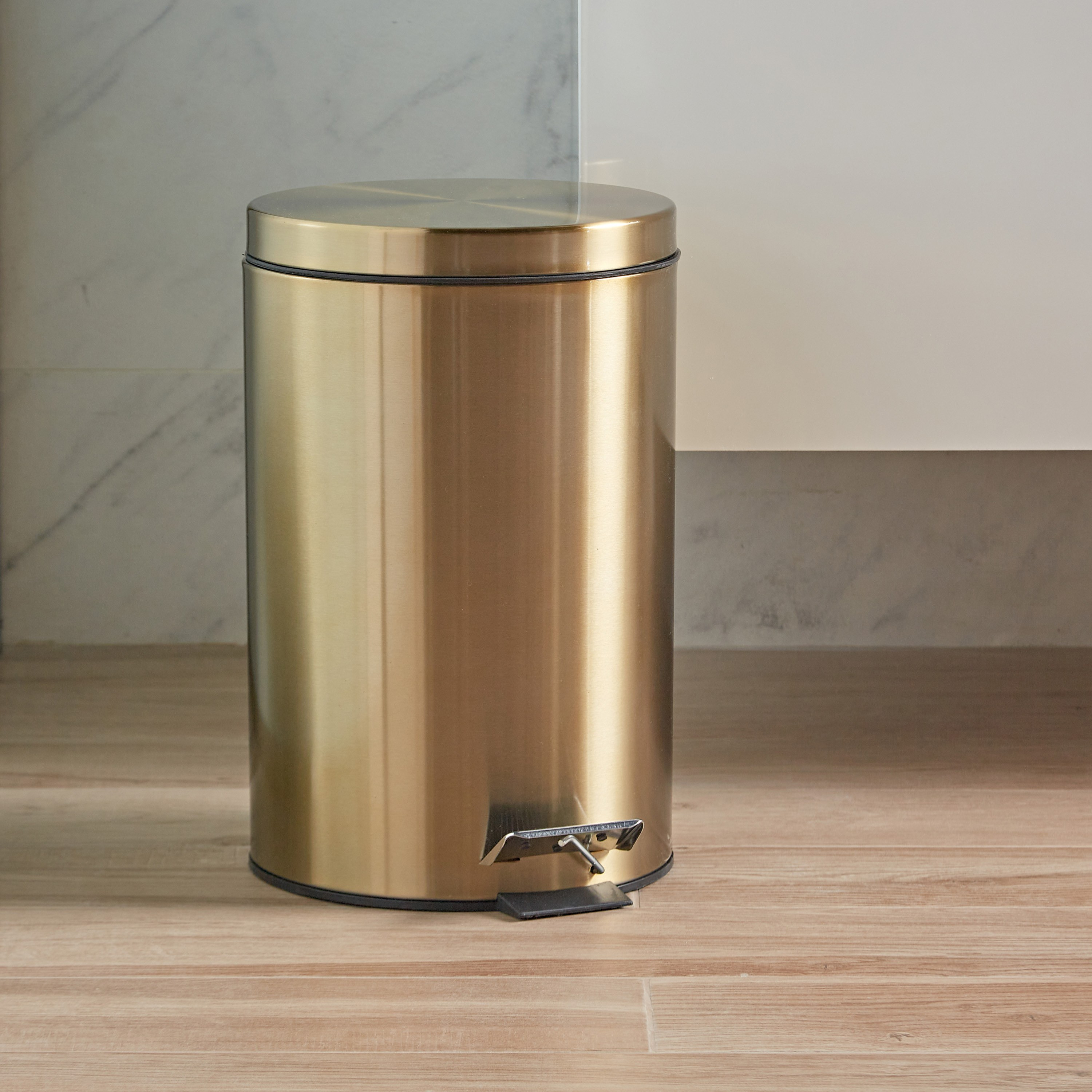 Shop Metallic Step Waste Bin - 12 L | Homecentre Egypt