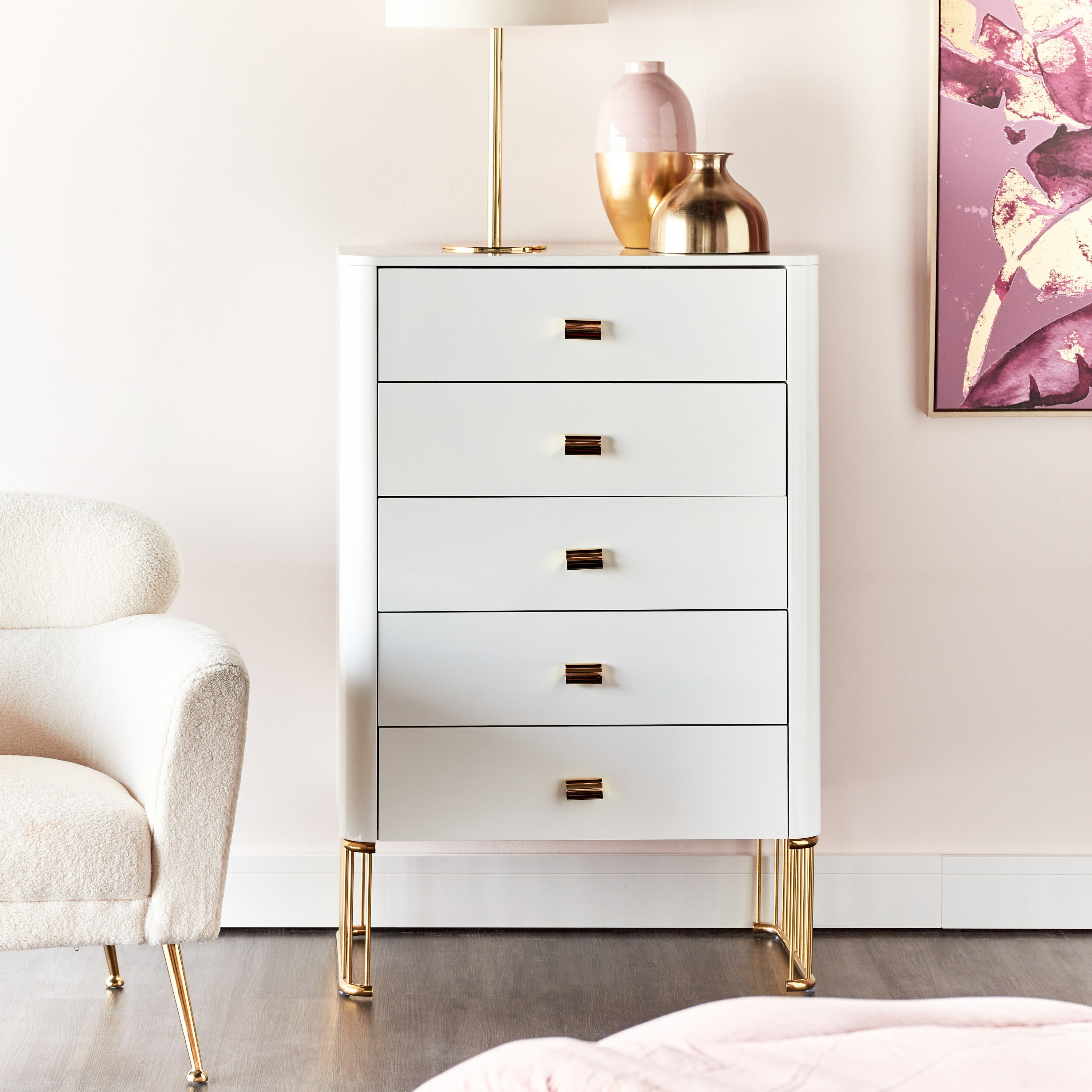 Shop Alexa Chest of 5-Drawers Online | Home centre UAE