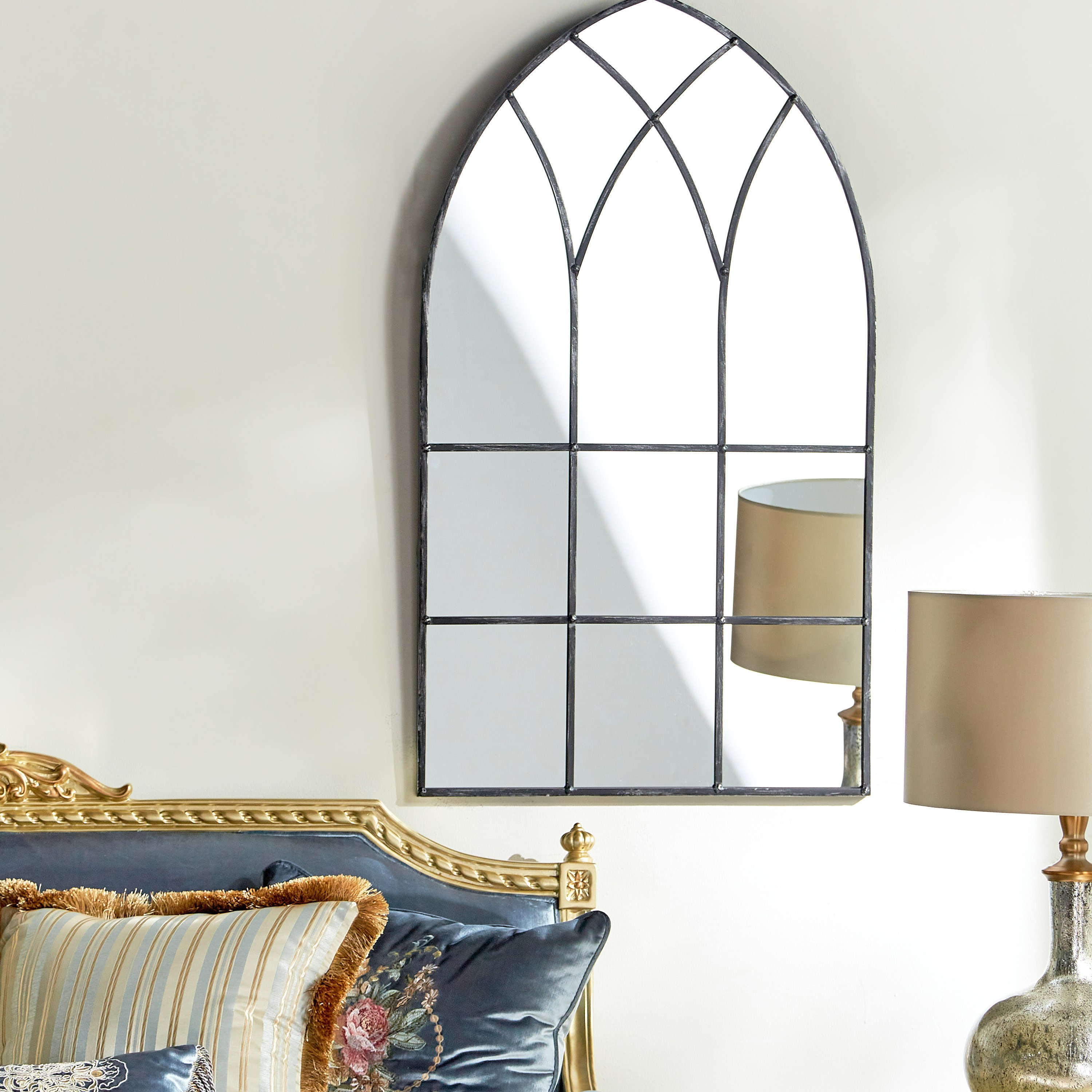 Shop Eastern Arch Wall Mirror - 108x61 cm | Home Centre UAE