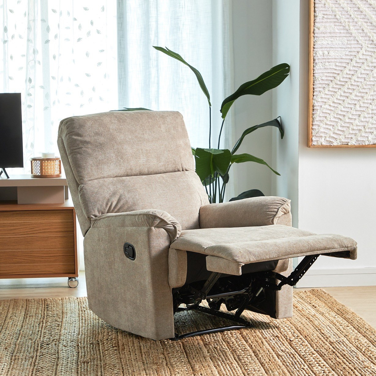 Shop Aaron Fabric Recliner Online | Home centre UAE