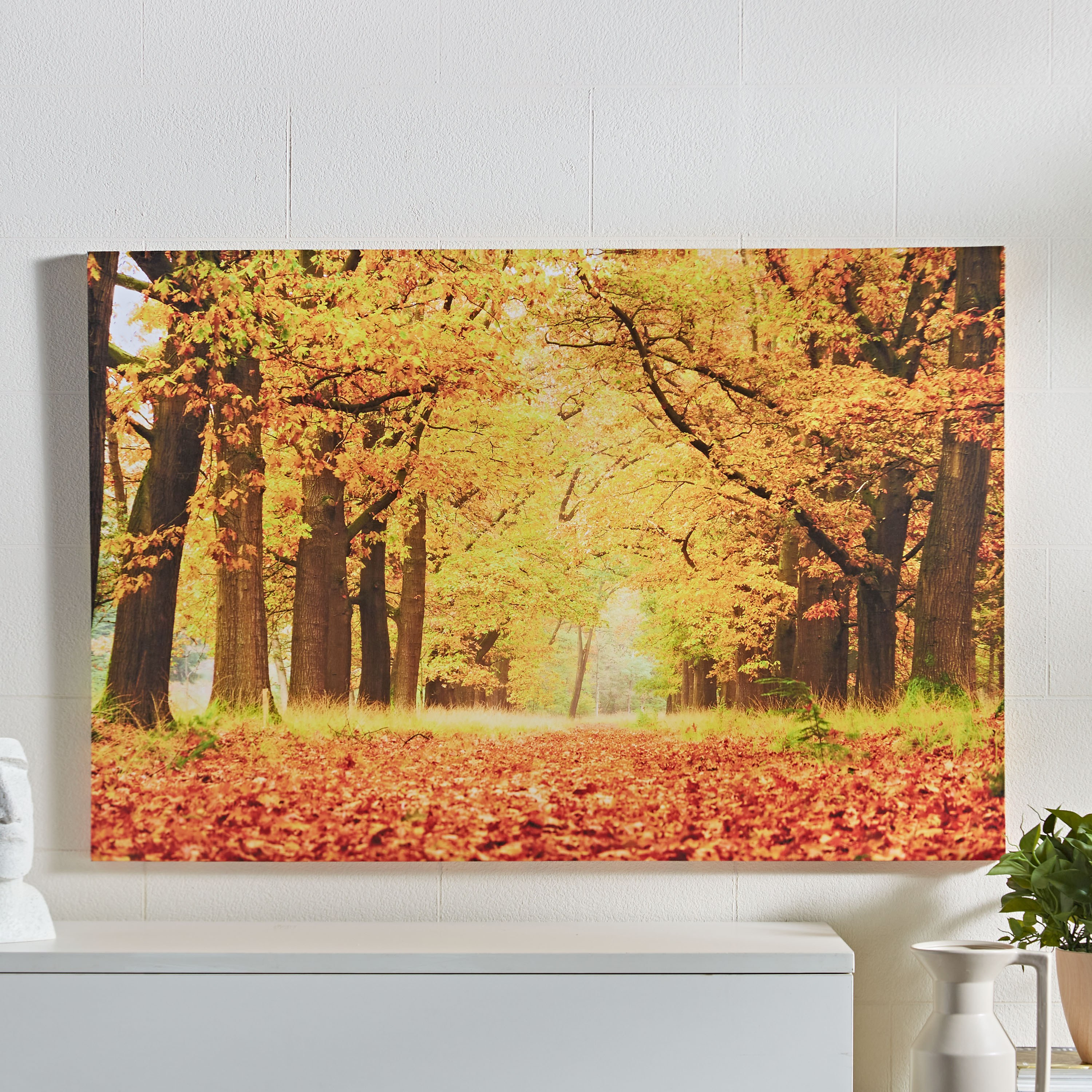 Shop Colours of Fall Unframed Canvas Wall Art - 80x120 cm | Home Centre UAE