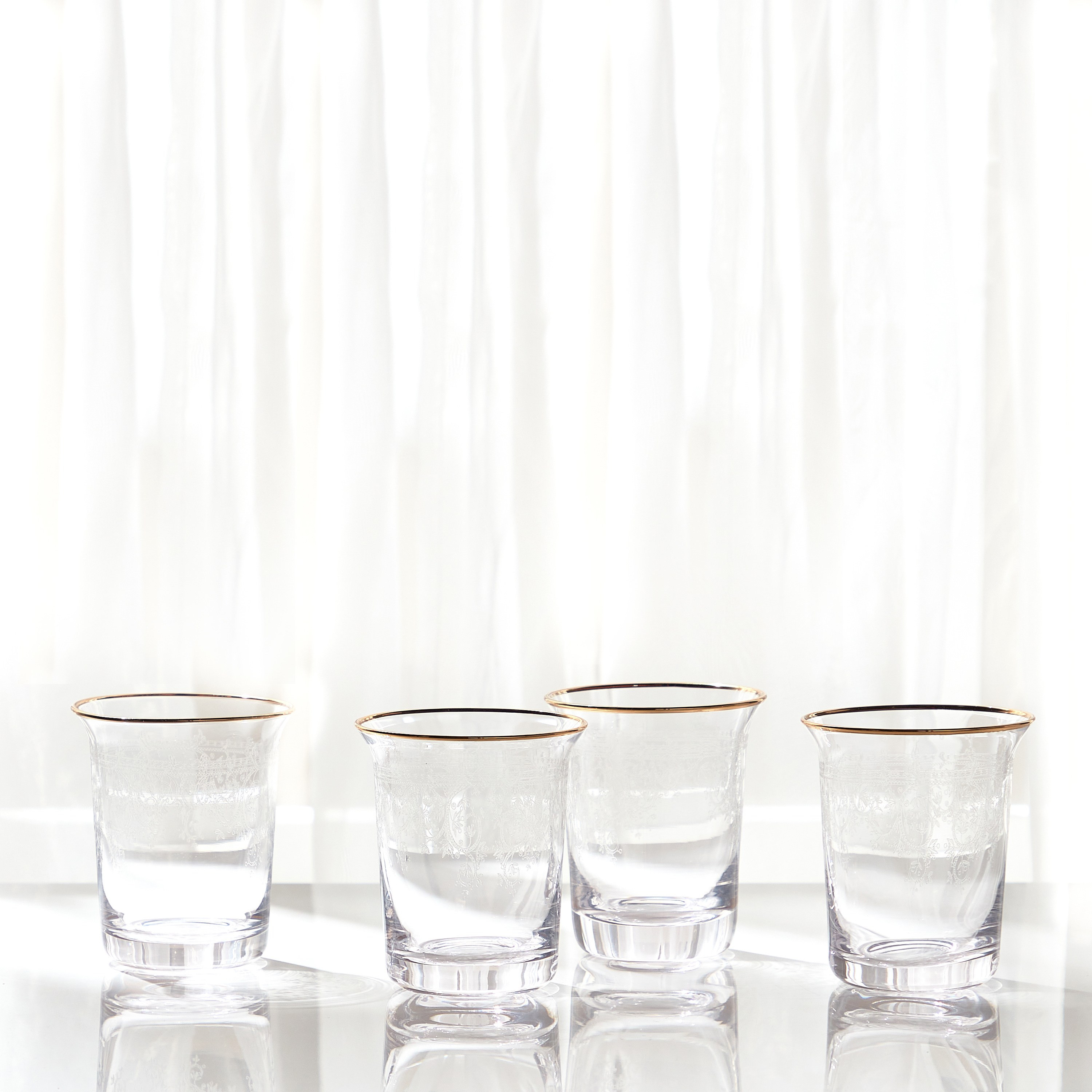 Shop Fahari 4-Piece Glass Set - 260 ml | Home Centre KSA