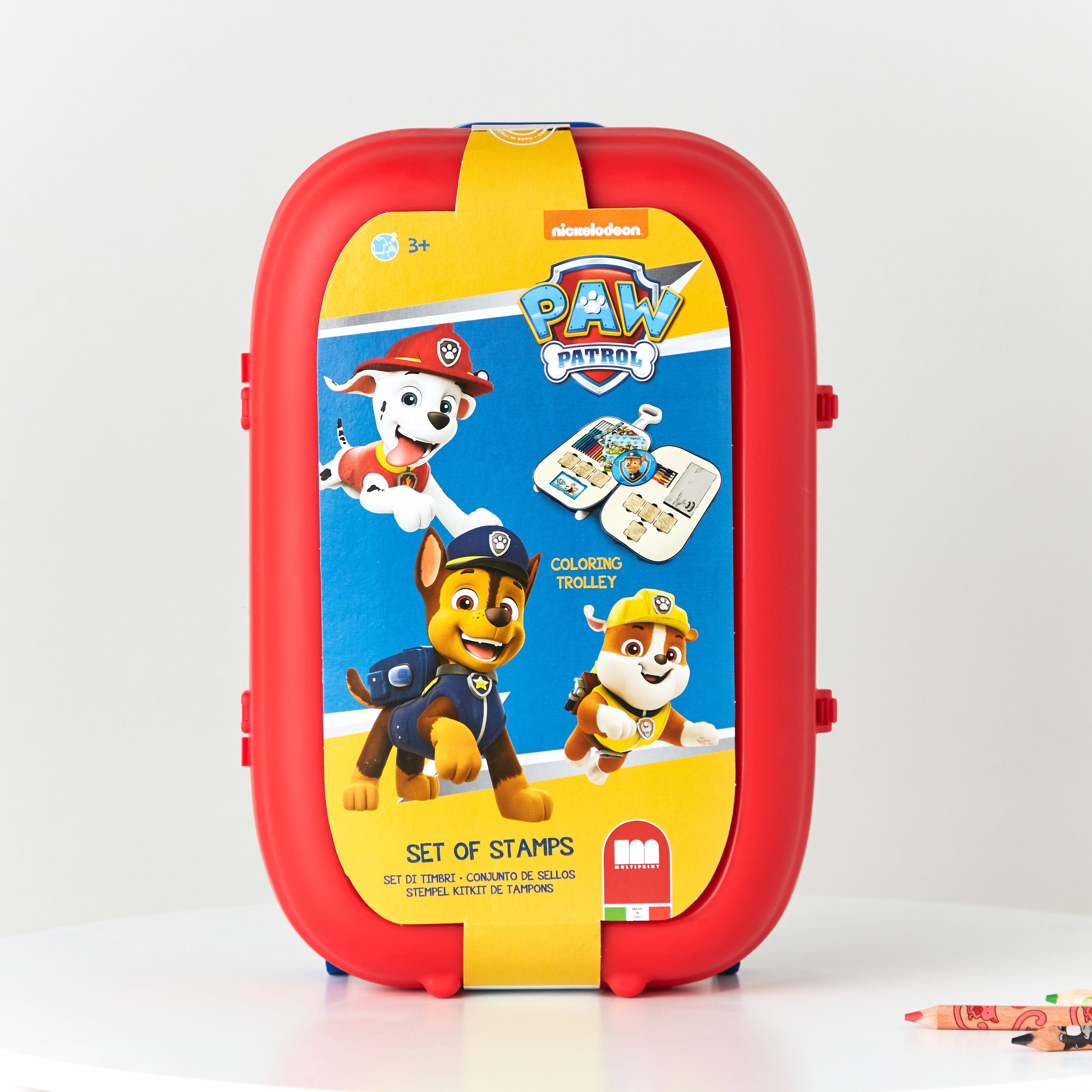 Shop Paw Patrol Themed Art and Crafts Kit with Trolley Bag | Homecentre ...