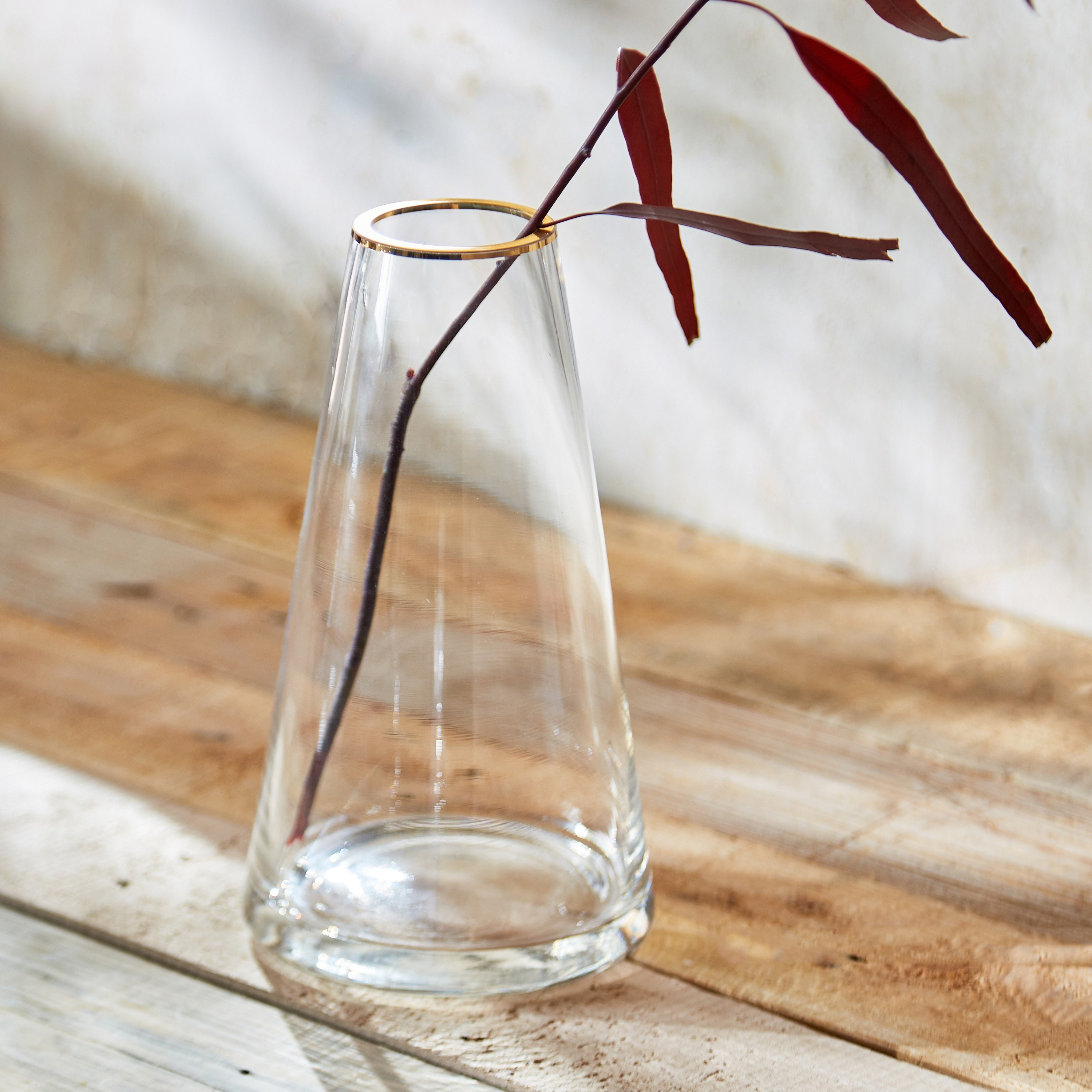 Shop Rhone Glass Vase - 20 cm Online | Homecentre Oman