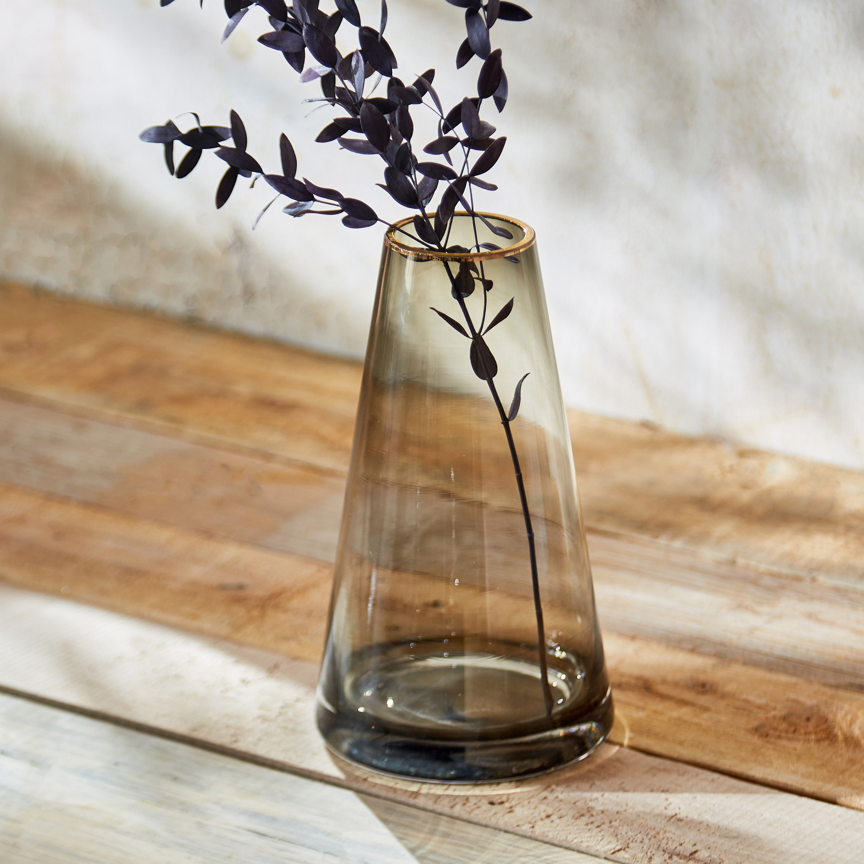 Shop Rhone Glass Vase - 20 cm Online | Home Centre UAE