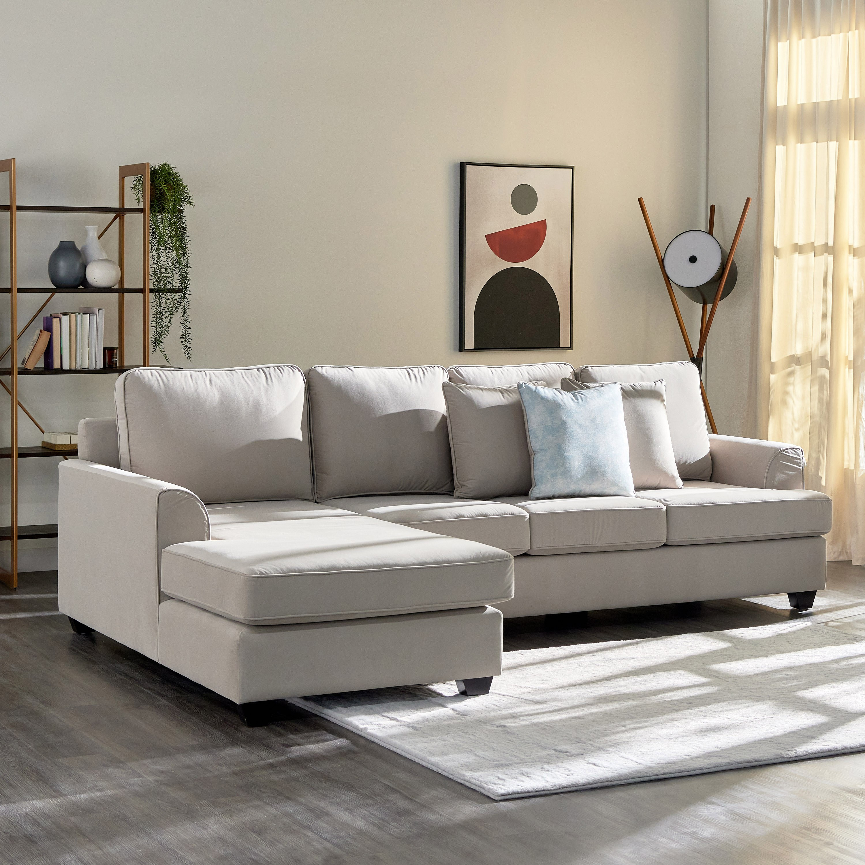 Shop Hanford 4-Seater Left Corner Sofa | Homecentre Oman