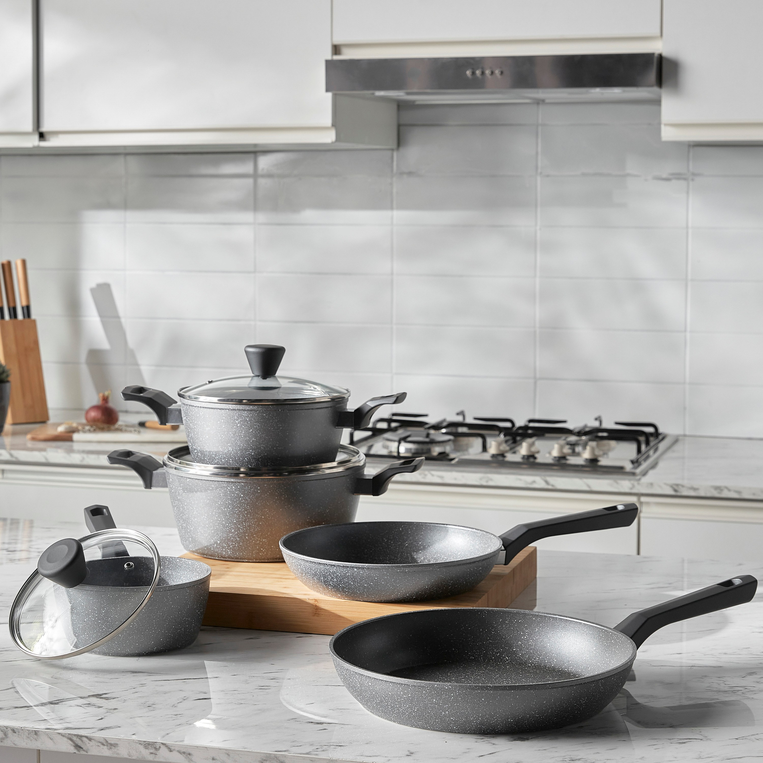 Shop Radiant 8-Piece Cookware Set | Home Centre UAE