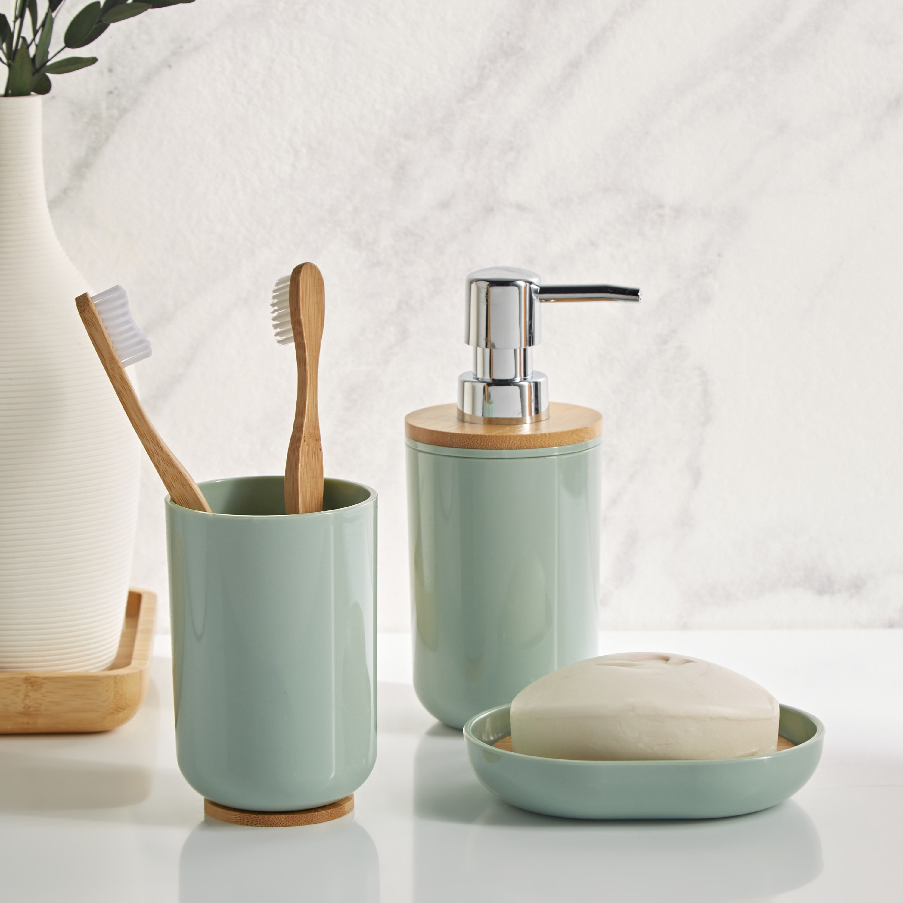 Shop Luna 3-Piece Bath Accessory Set | Home Centre UAE