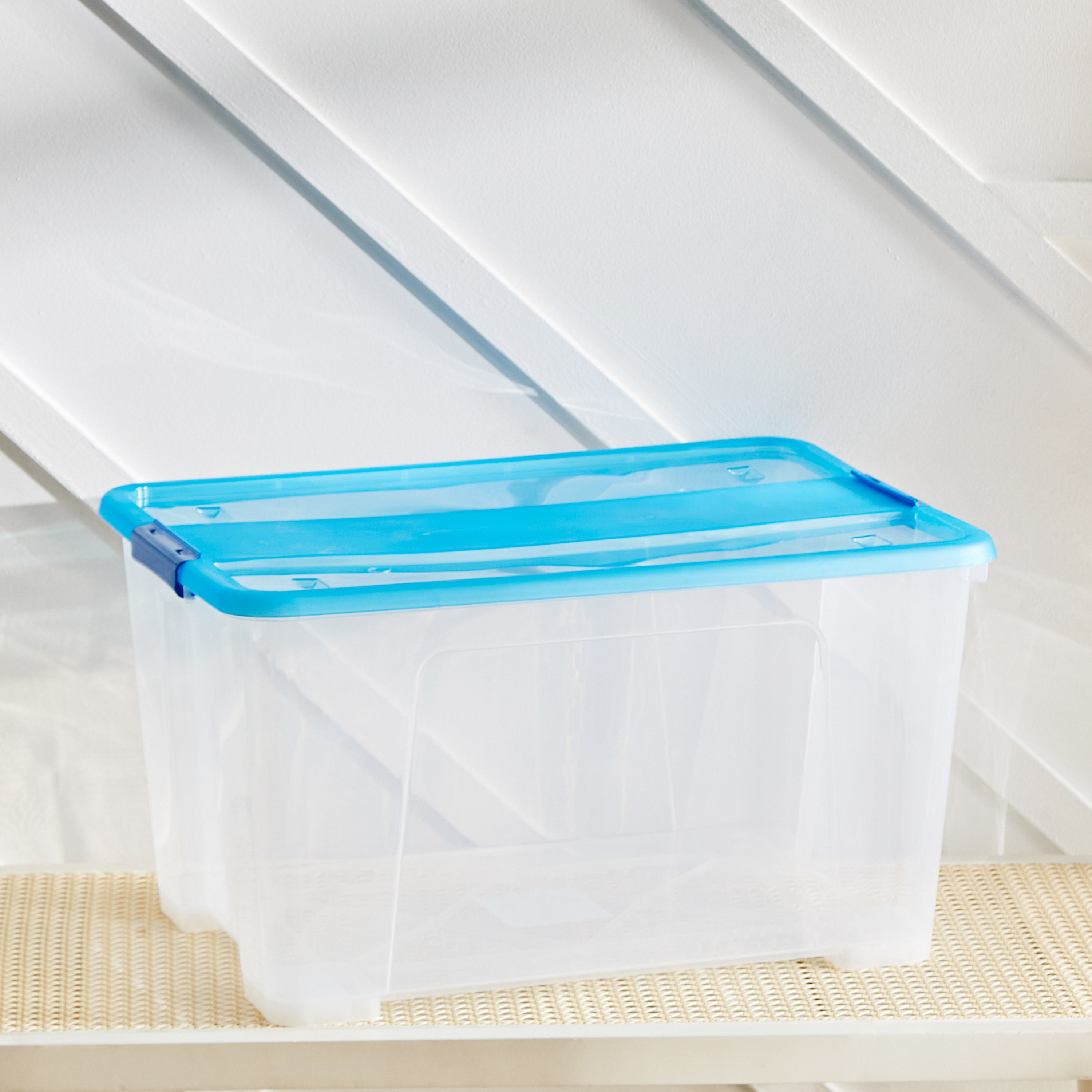 Shop Robyn Storage Box With Lid and Wheels - 52 L | Home Centre UAE