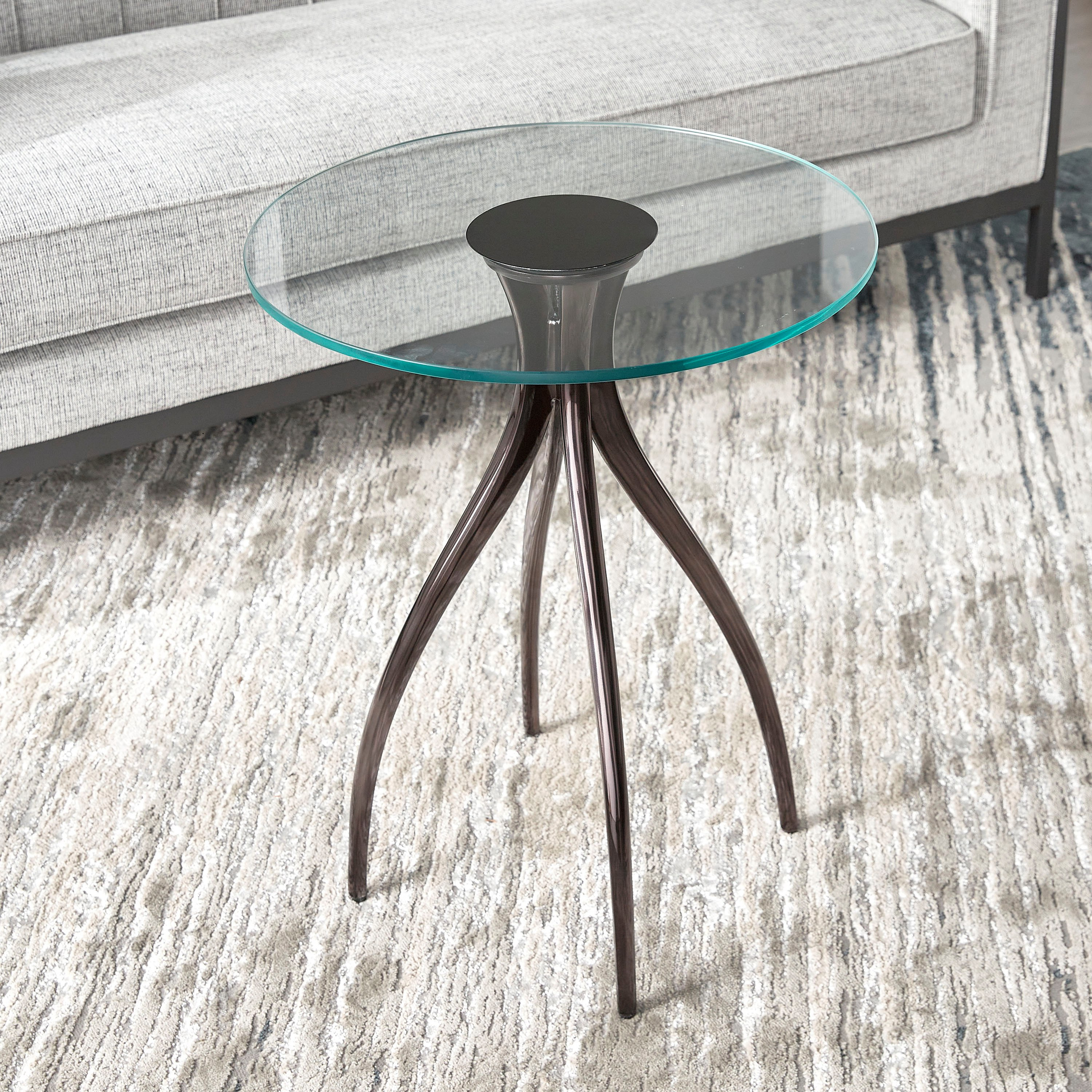 Shop Edith Glass Top Side Table | Home Centre KSA