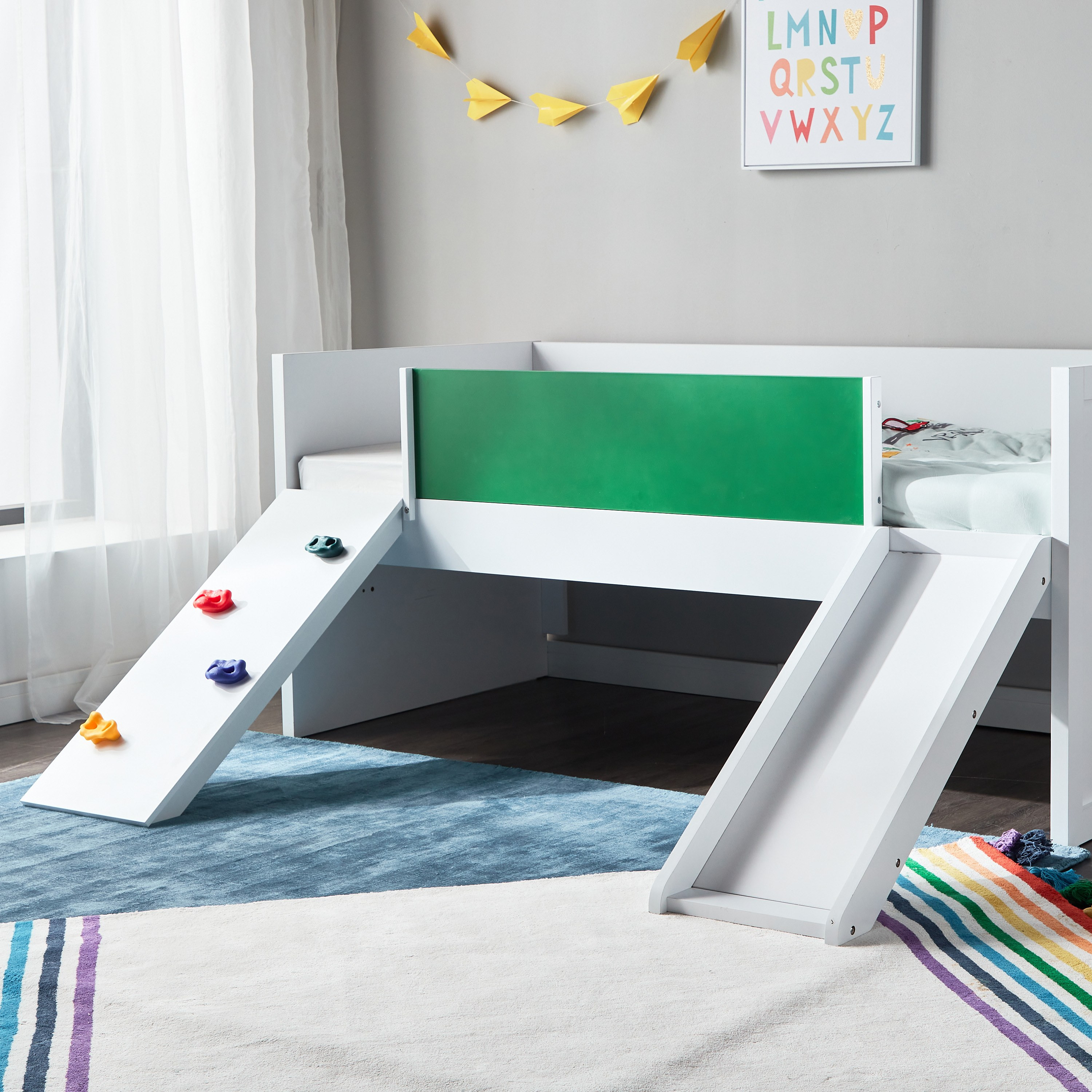 Shop Wallace Bed Slide with Climbing Ladder and Side Rail Set ...
