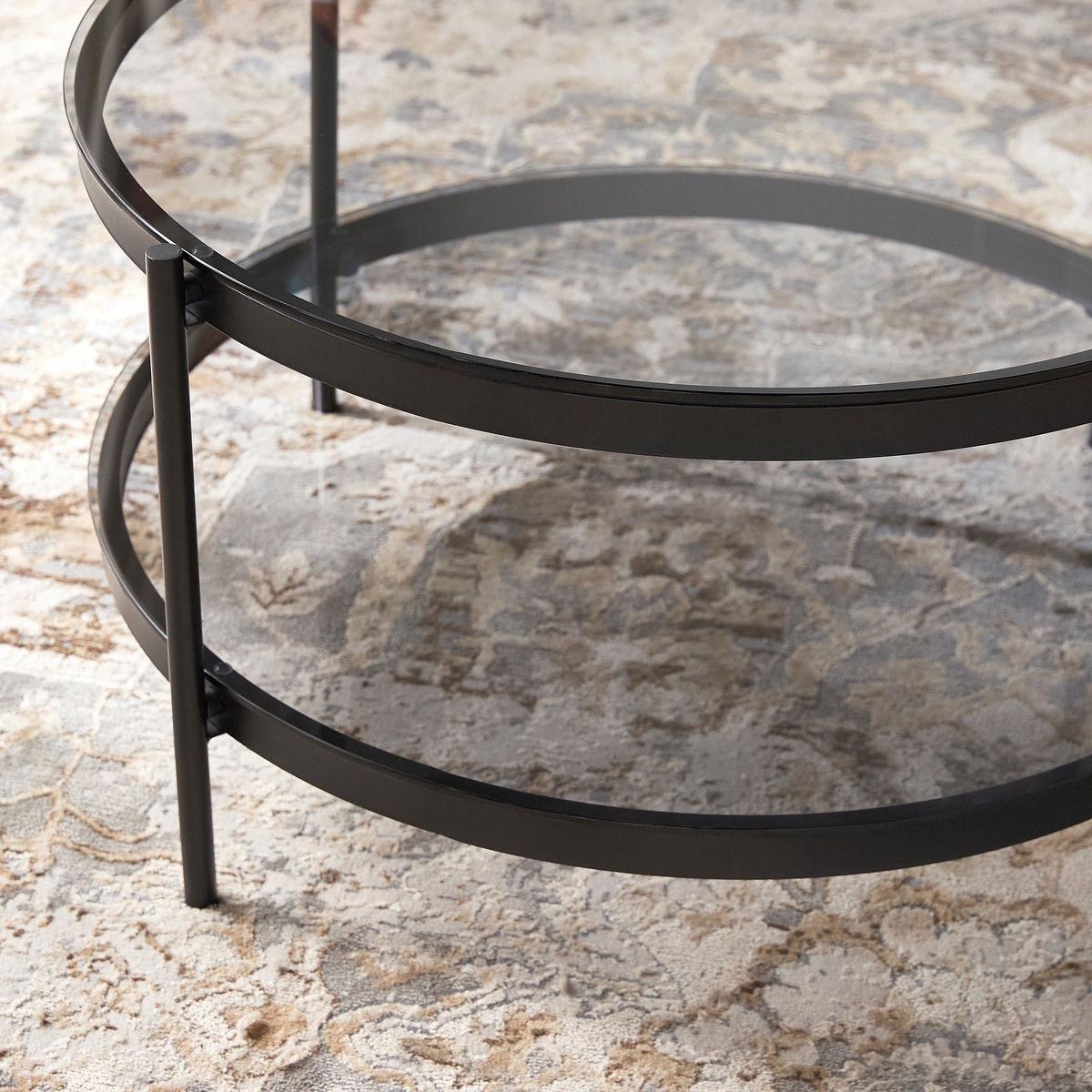 Shop Bayonne Glass Top Coffee Table Home Centre Ksa