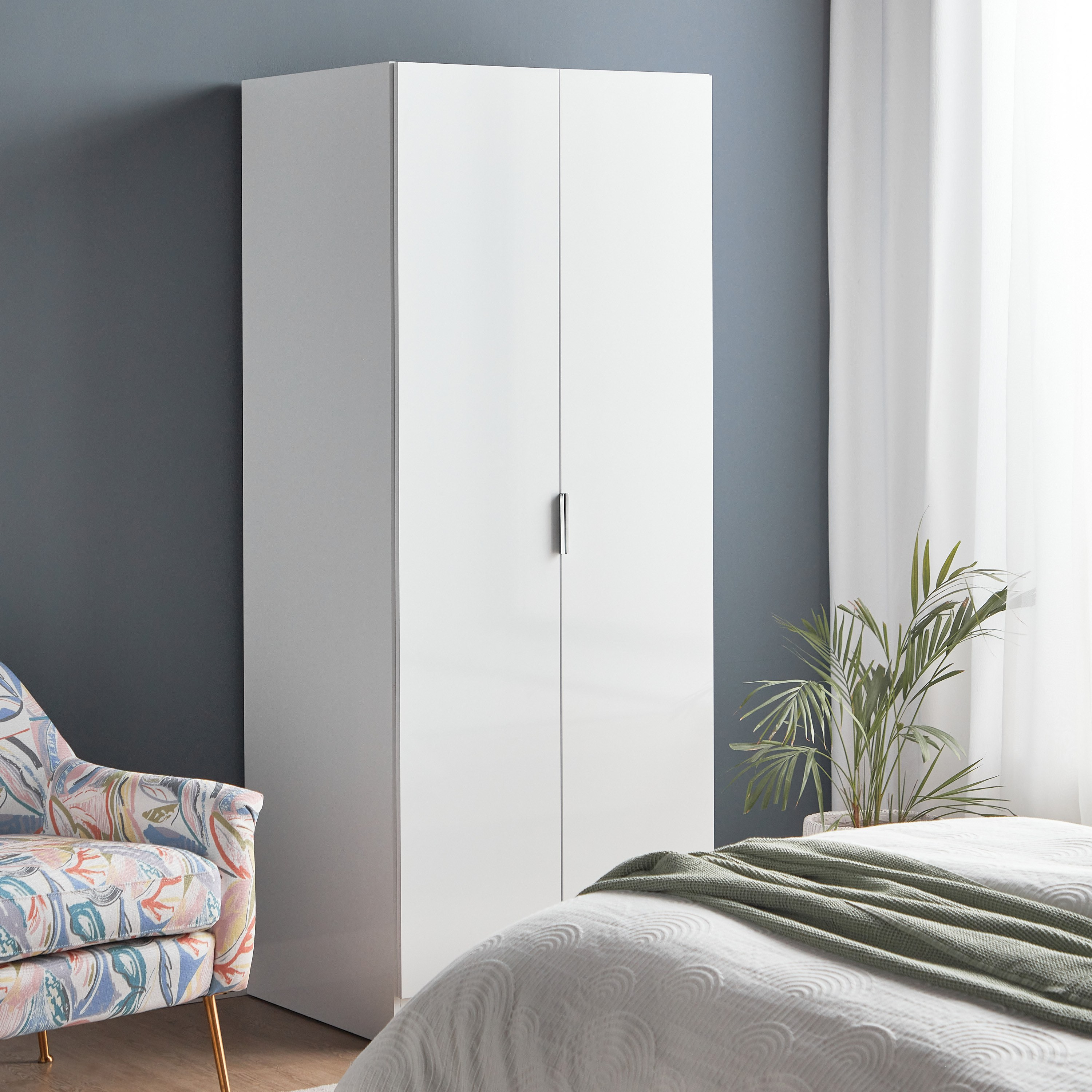 Shop Khizanat 2-Door Abaya and Khandura Wardrobe Online | Home centre Saudi