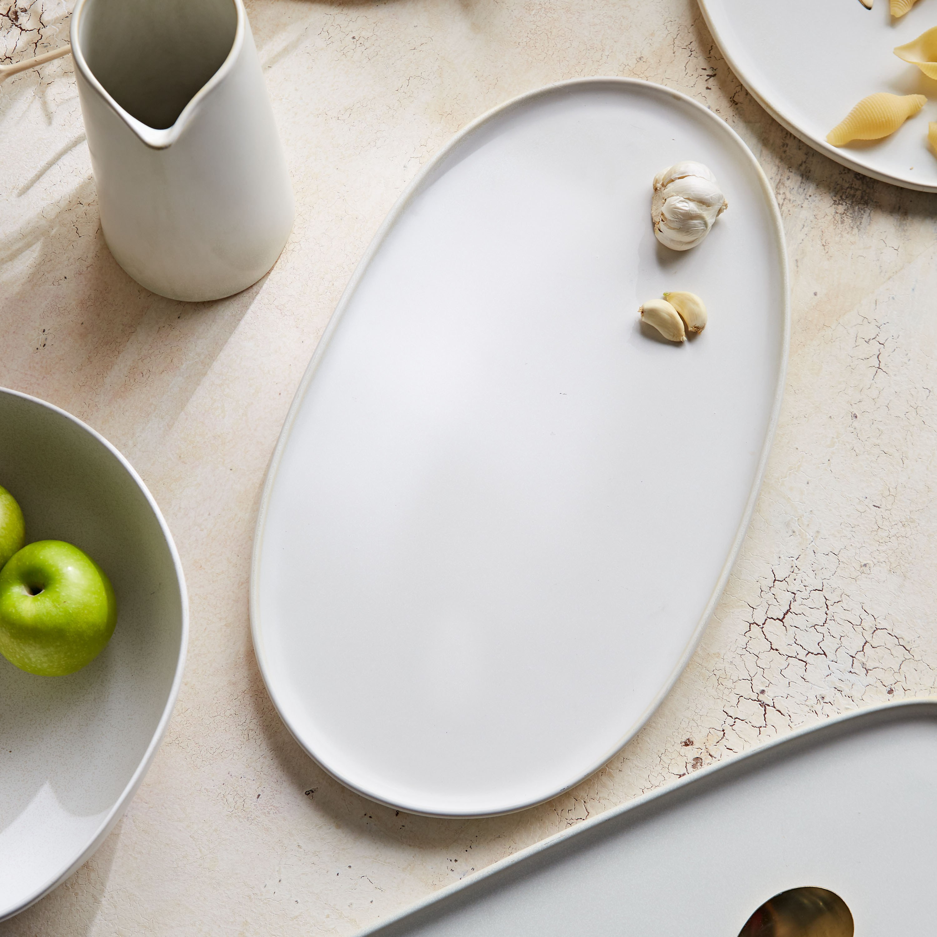 Shop Seashell Ceramic Serving Platter | Home Centre UAE