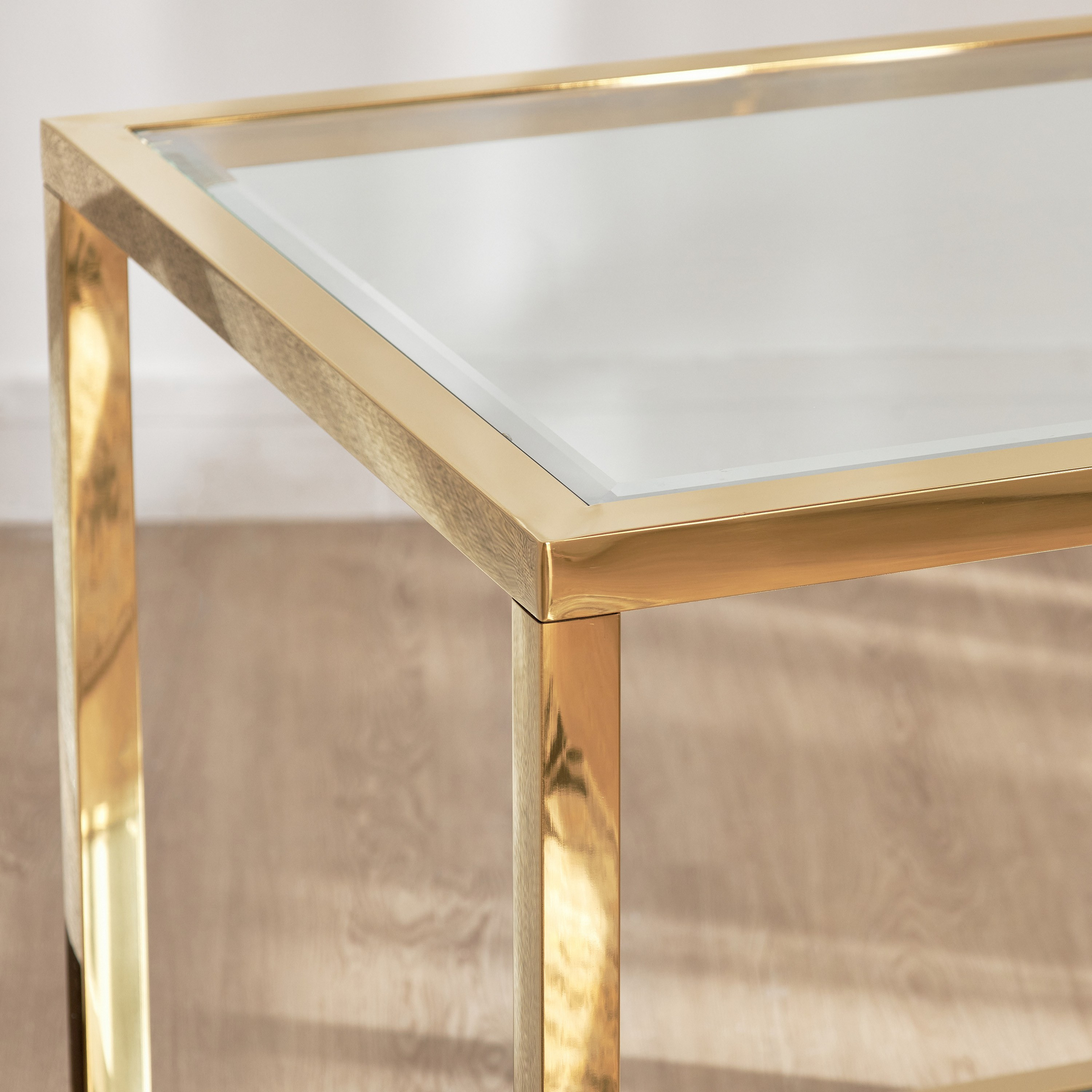 Shop Atrisa Glass Top Side Table Online | Home centre UAE