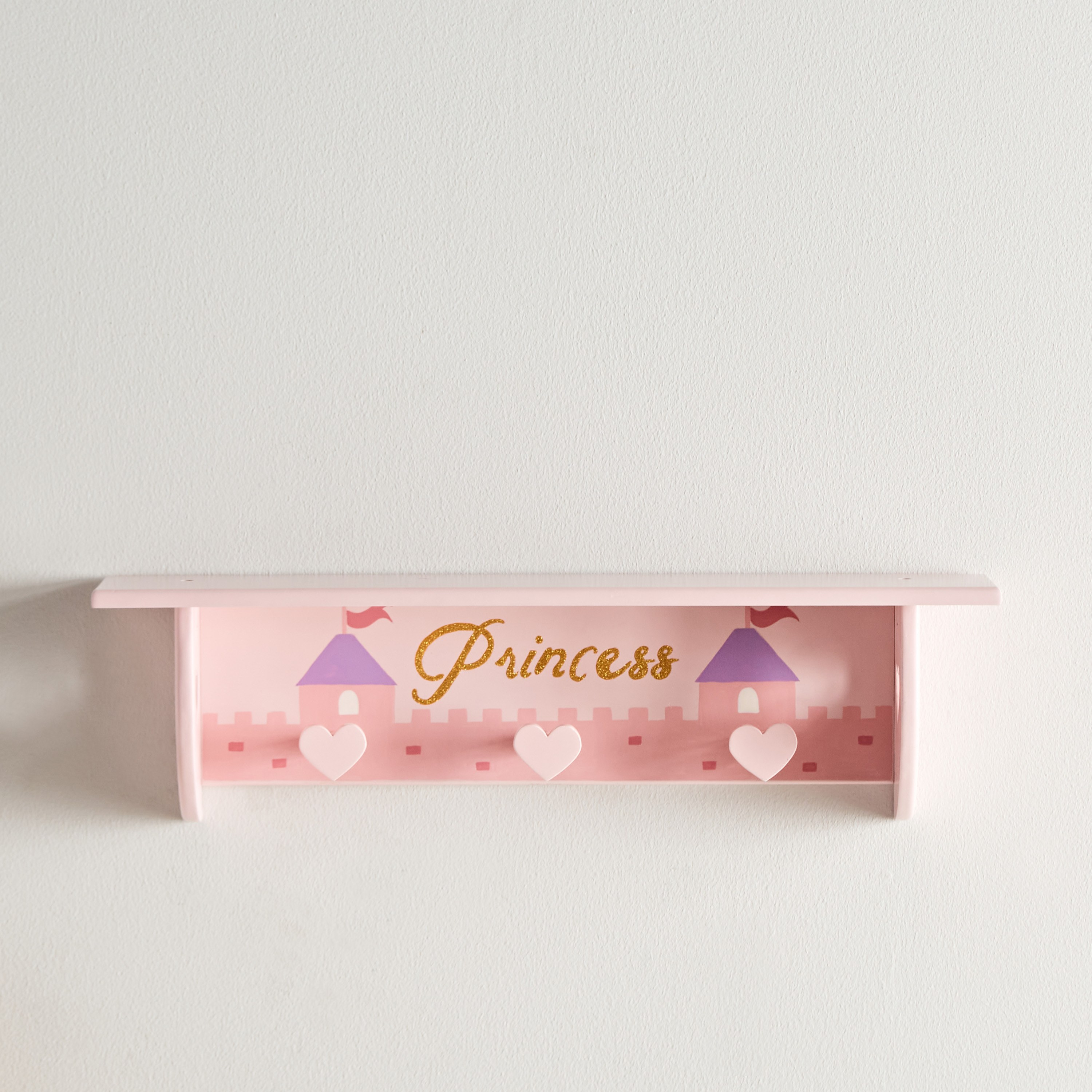 Shop Princess Shelf with Hooks | Home Centre UAE