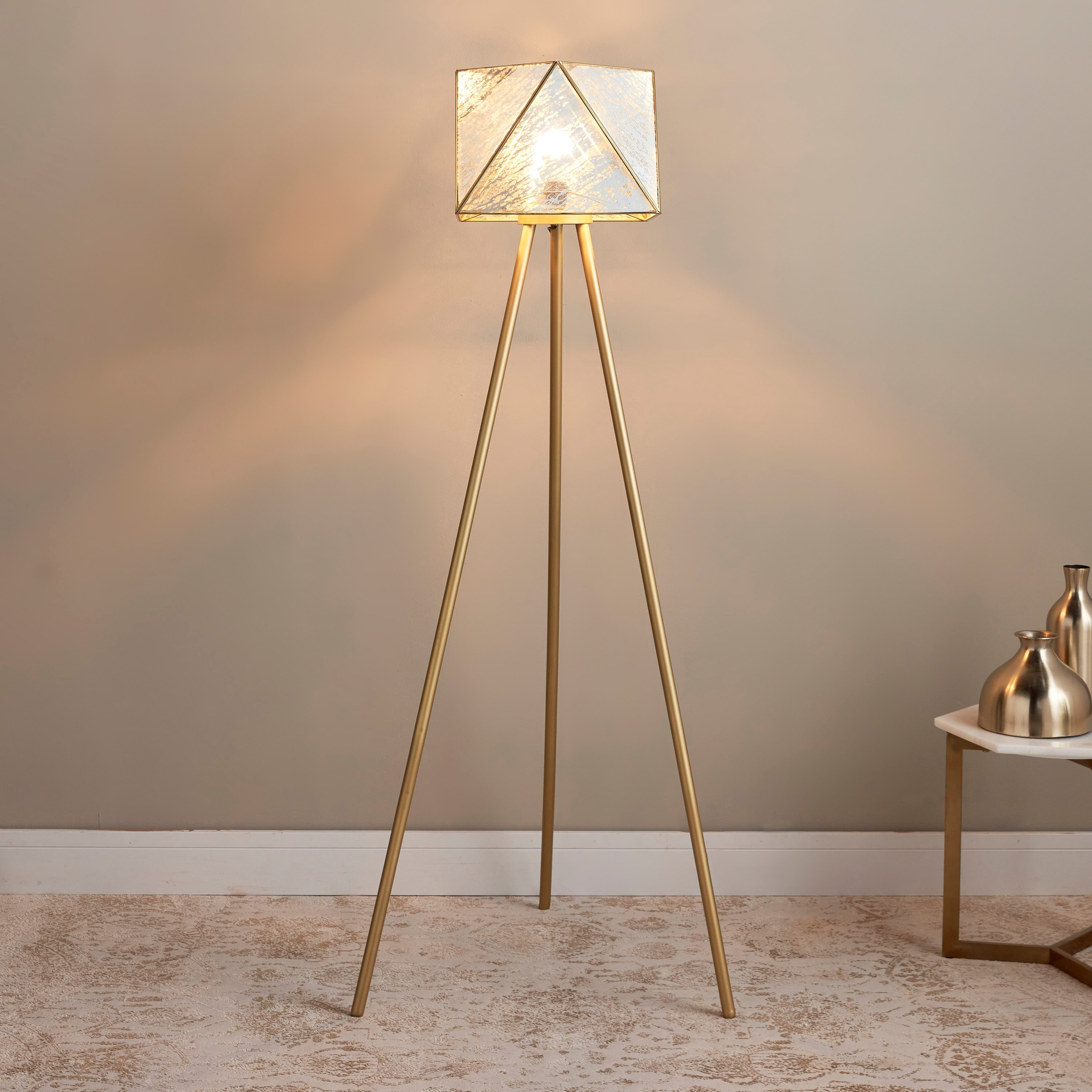 Shop Hera Metal Tripod Floor Lamp 163 cm Home Centre UAE