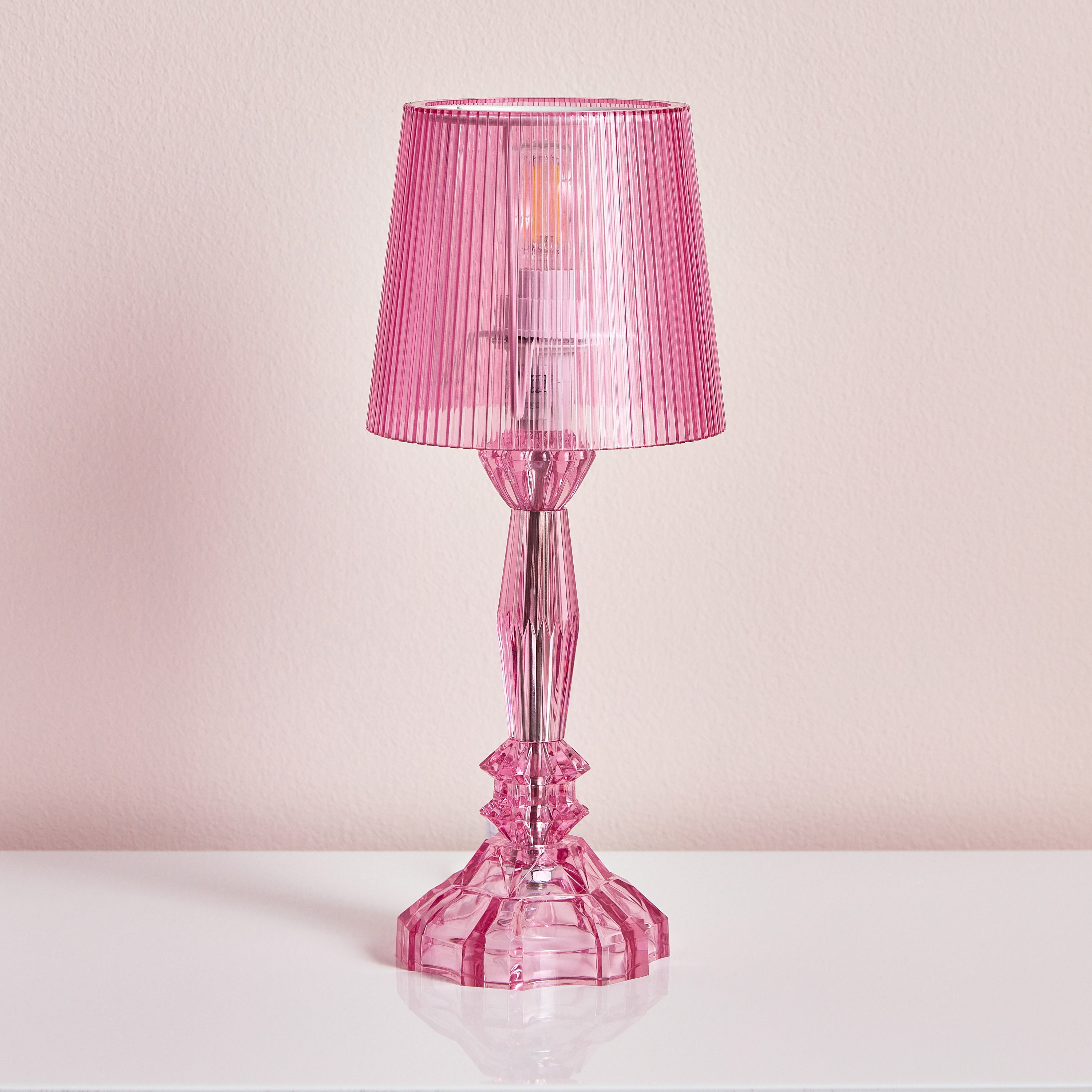 Shop Amanda Glass Table Lamp - 34 cm | Home Centre UAE