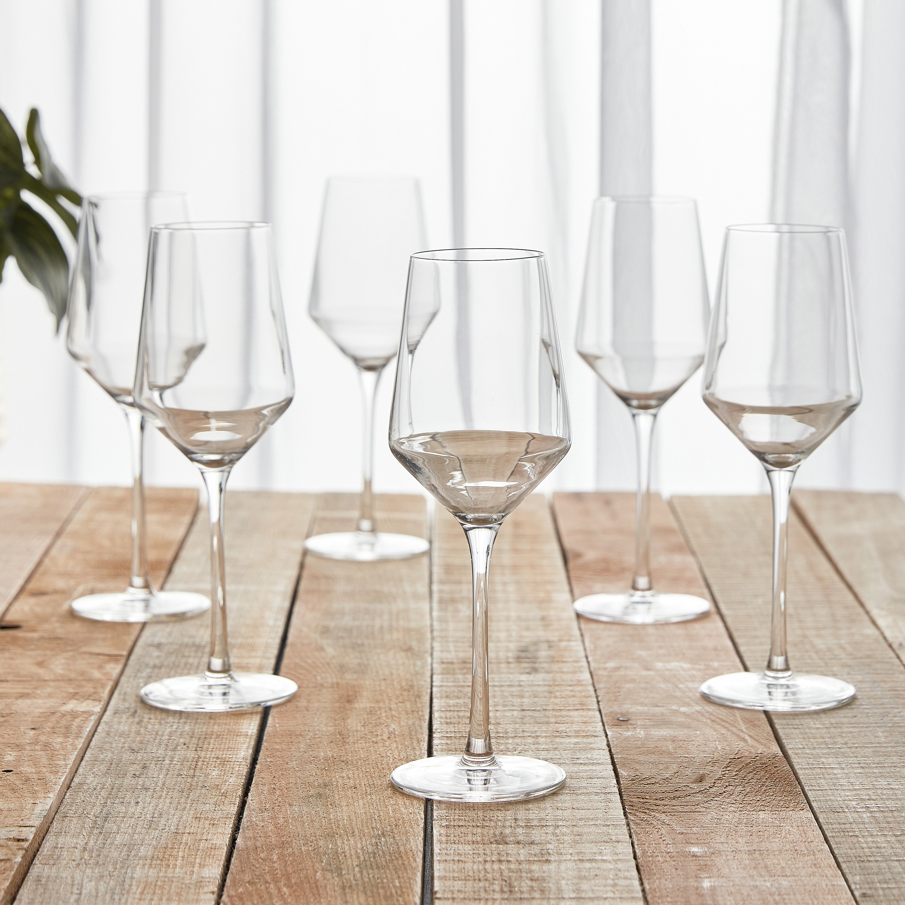Shop Rhone 6-Piece Stem Glass Set - 300 ml | Home Centre KSA