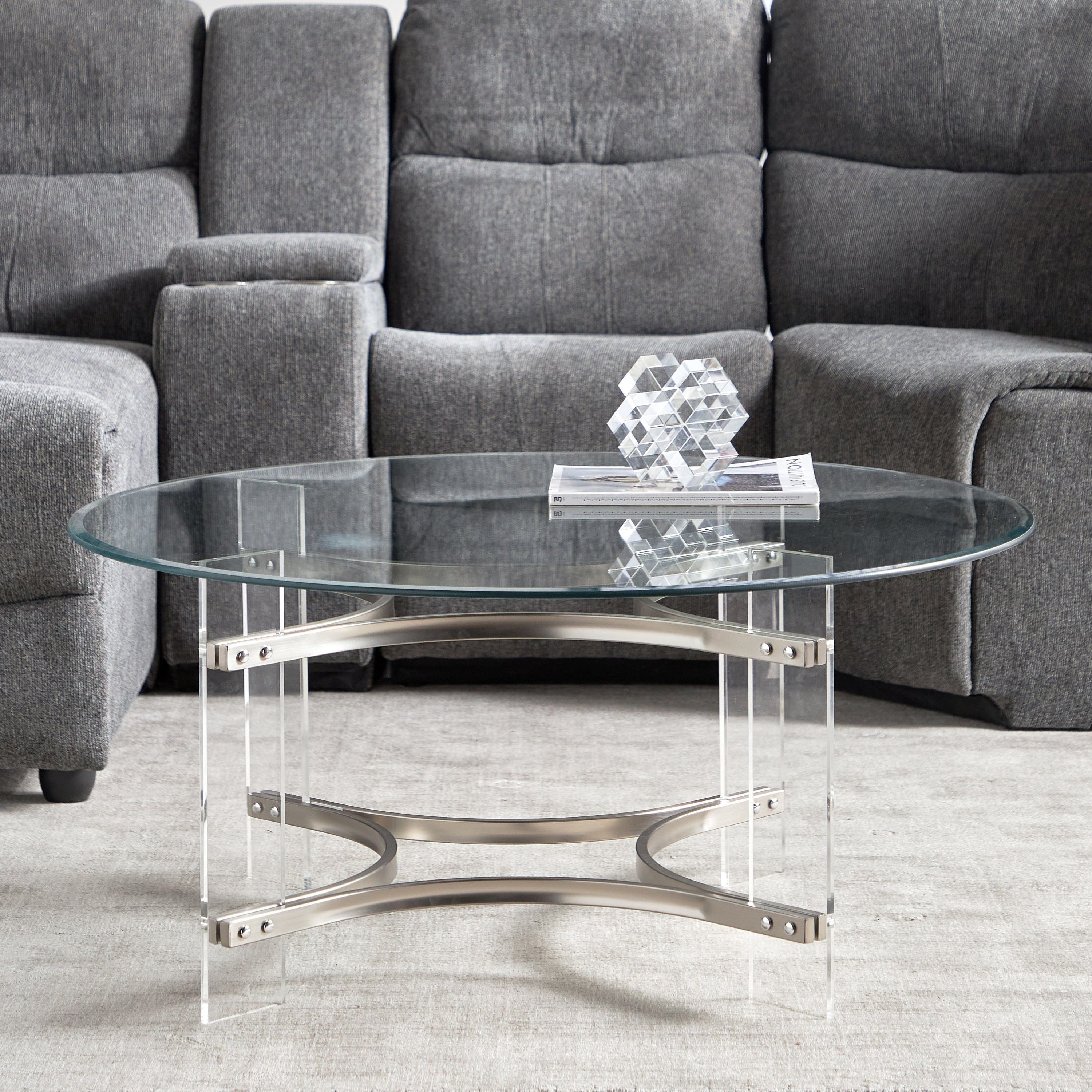 Shop Marcel Glass Top Coffee Table | Homecentre Egypt