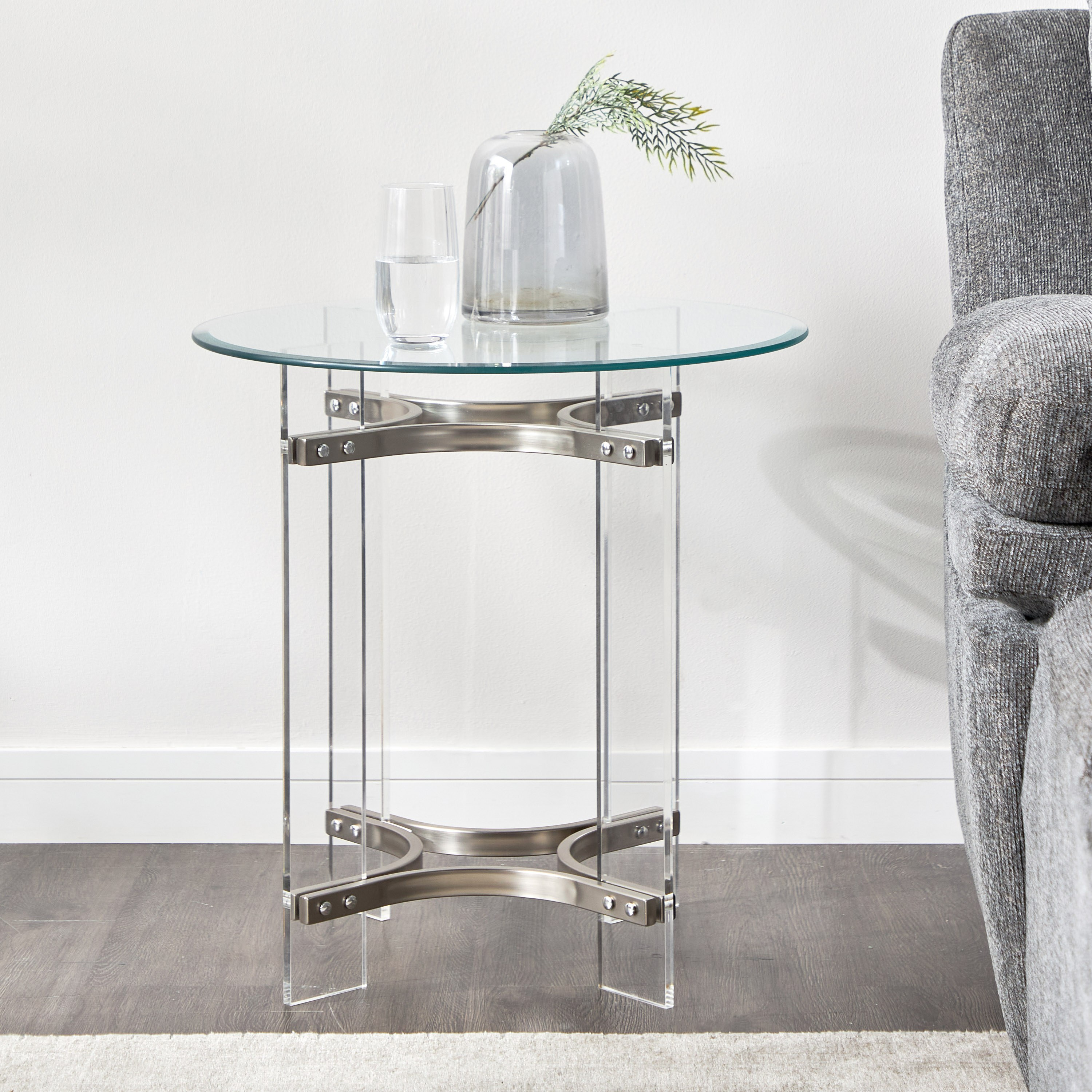 Shop Marcel Glass Top Side Table | Home Centre KSA