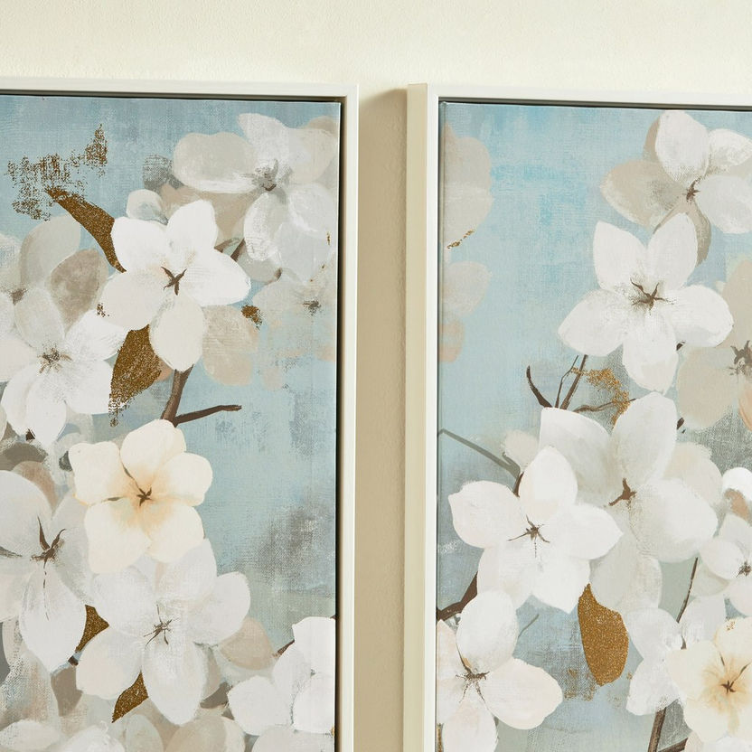 Shop Floro 3 Panel Framed Canvas Wall Art Set 80x40 Cm Home Centre Uae