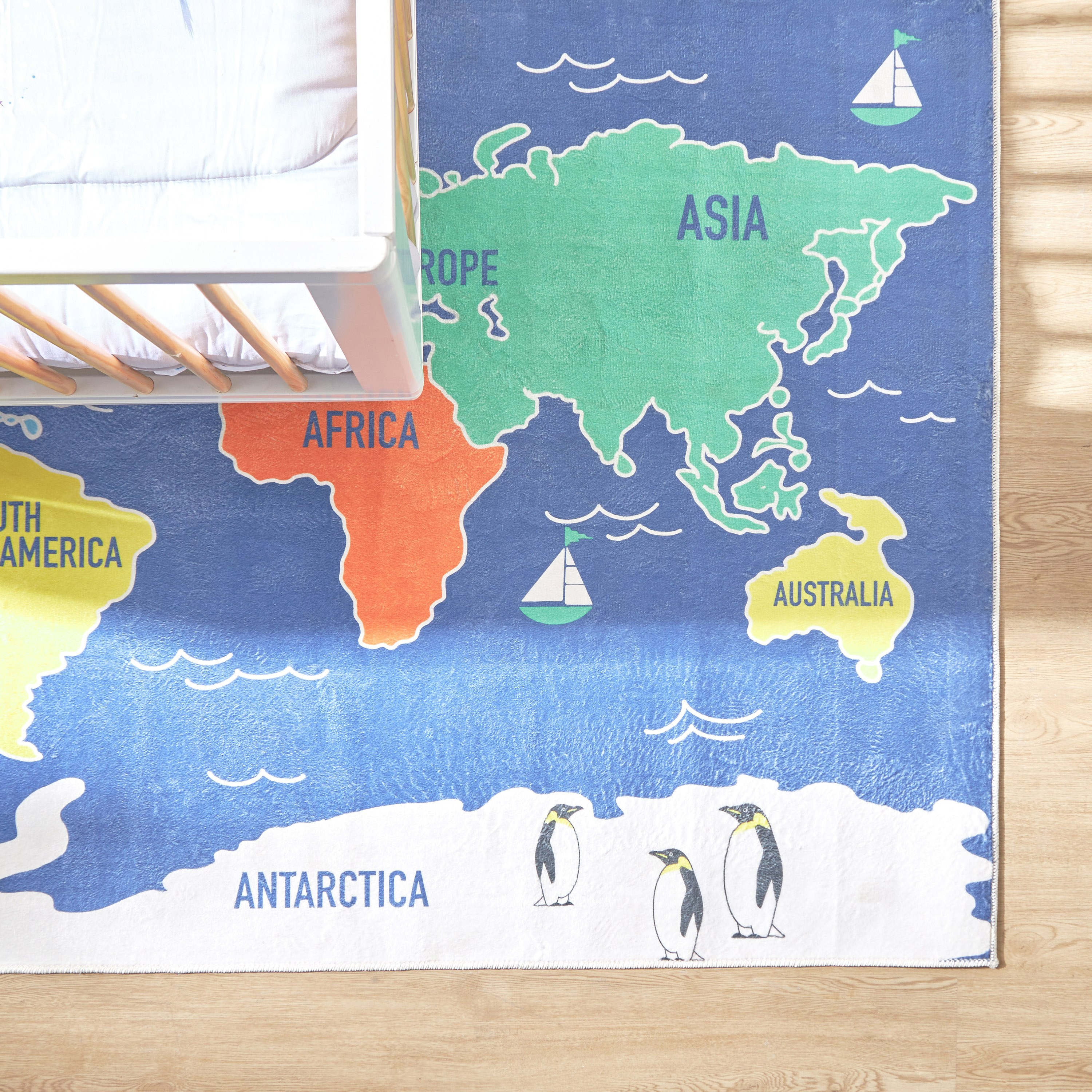 Shop World Map Peri Playmat - 120x160 cm | Homecentre Oman