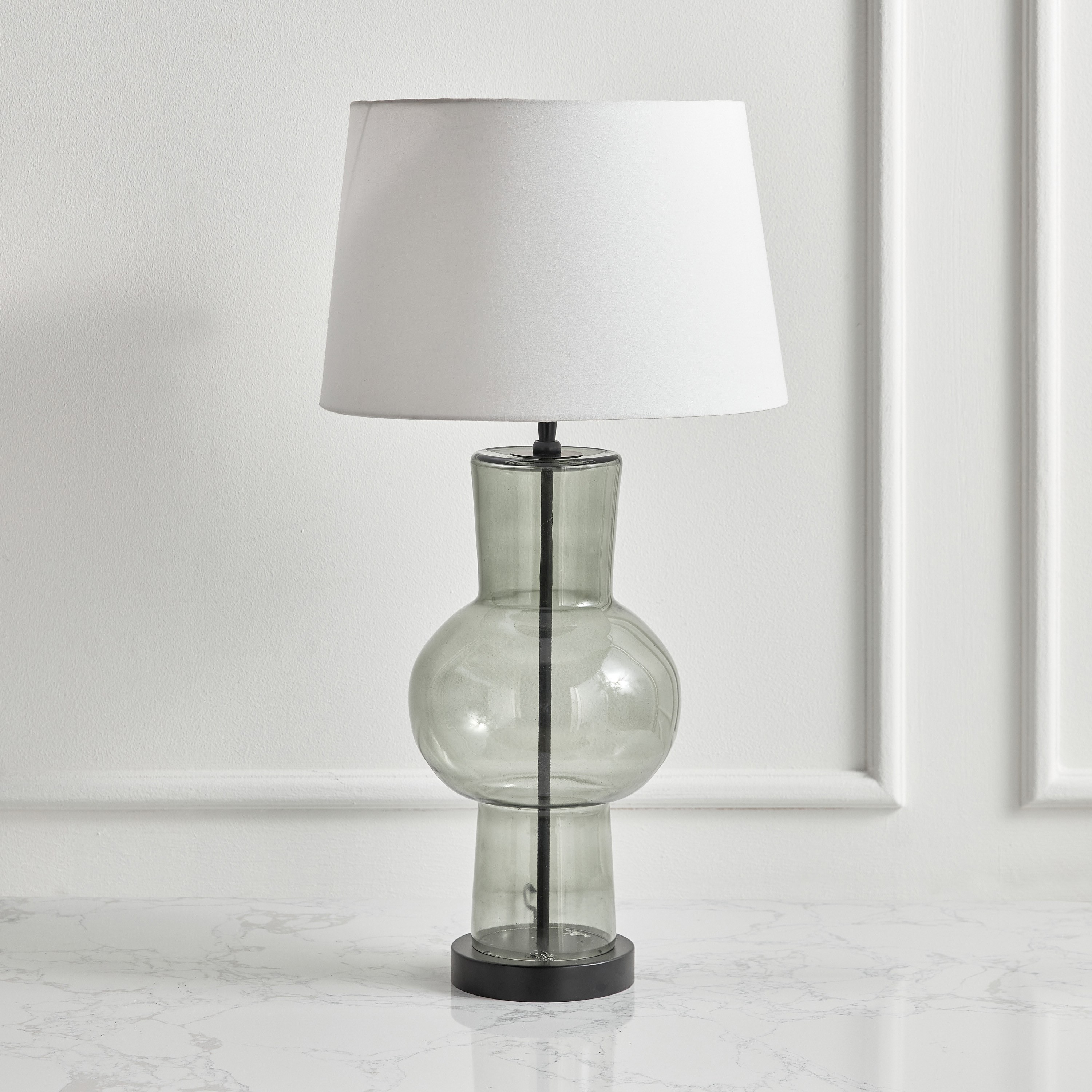 Shop Lundy Glass Table Lamp - 67 cm Online | Homecentre Saudi