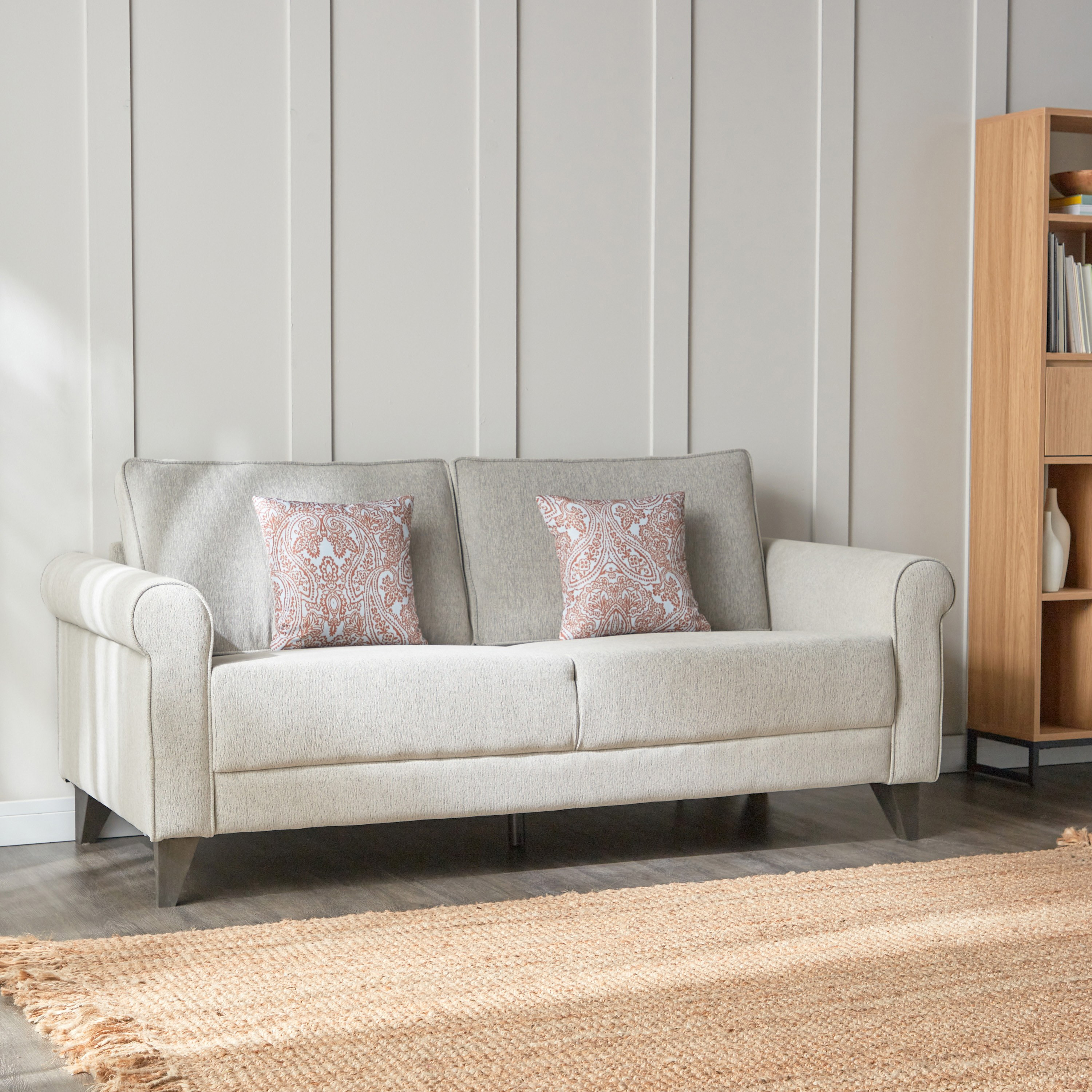 Shop Ripon 3-Seater Fabric Sofa | Homecentre Egypt