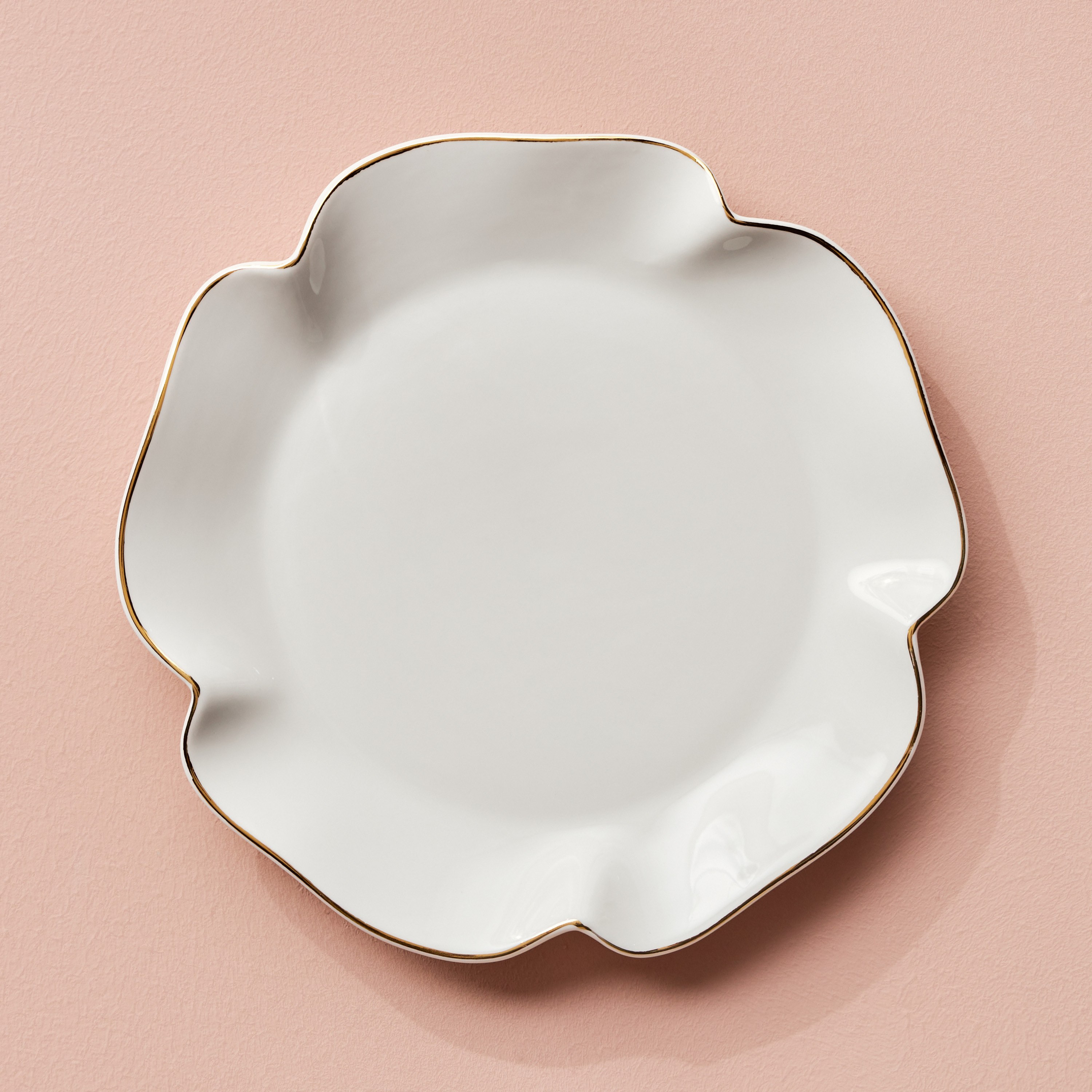 Shop Evren Wavey Porcelain Side Plate - 19 cm | Homecentre Oman