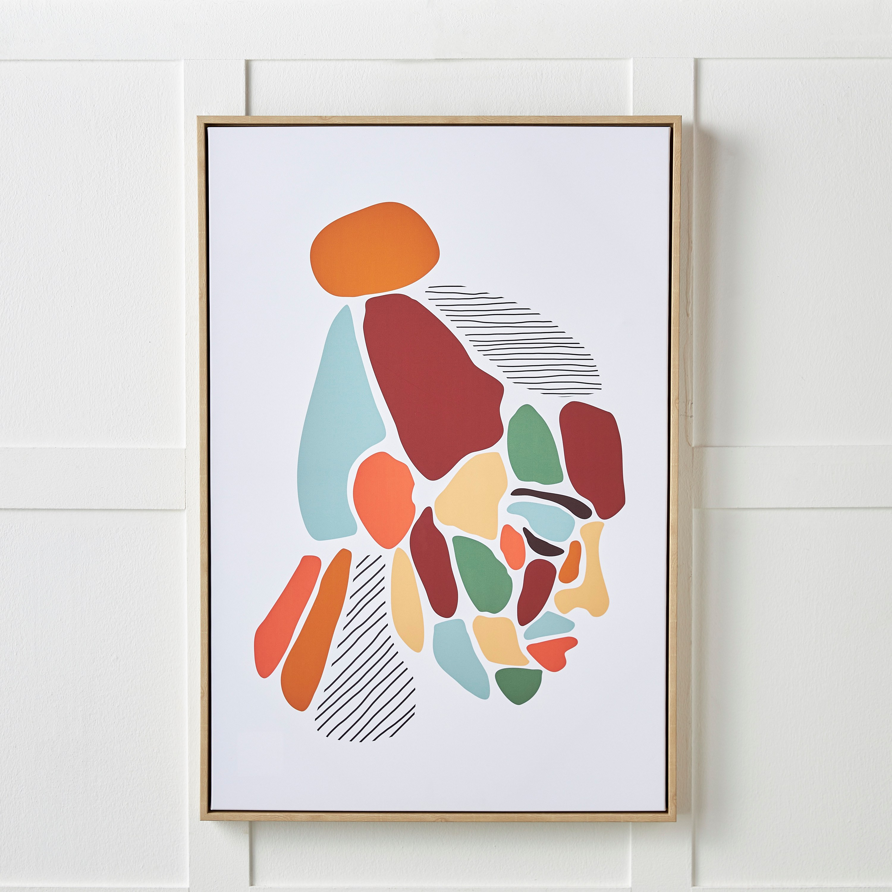 Shop Tesia Framed Canvas Wall Art - 63x93 cm | Home Centre UAE