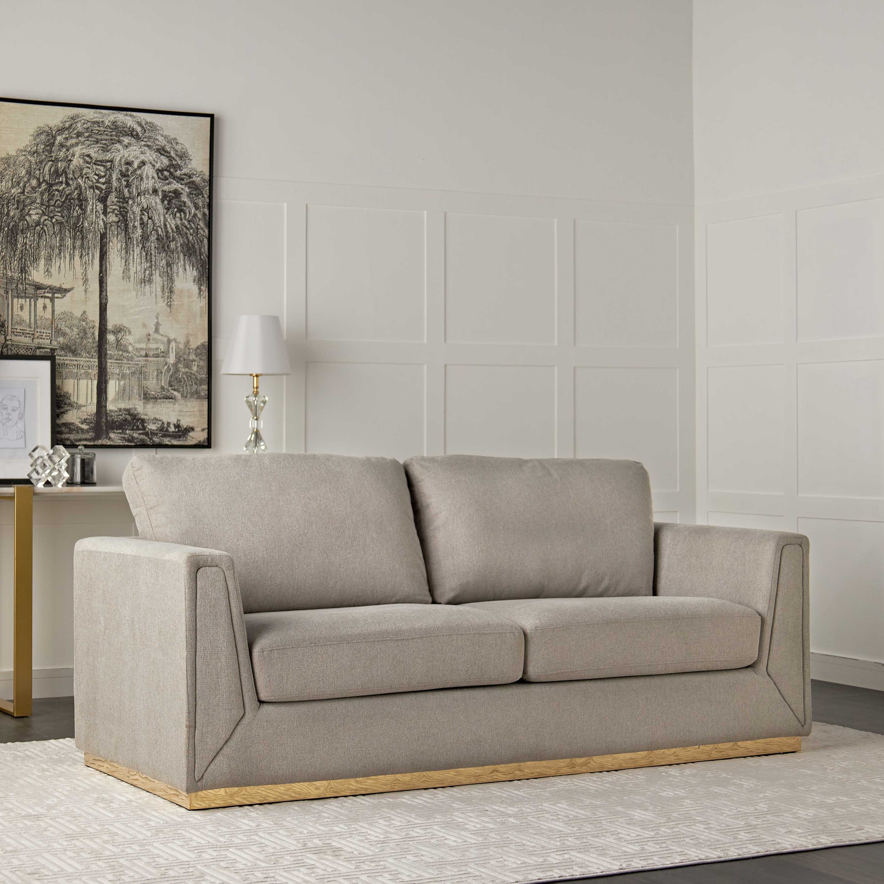 Shop Rhode 3-Seater Fabric Sofa | Homecentre Egypt