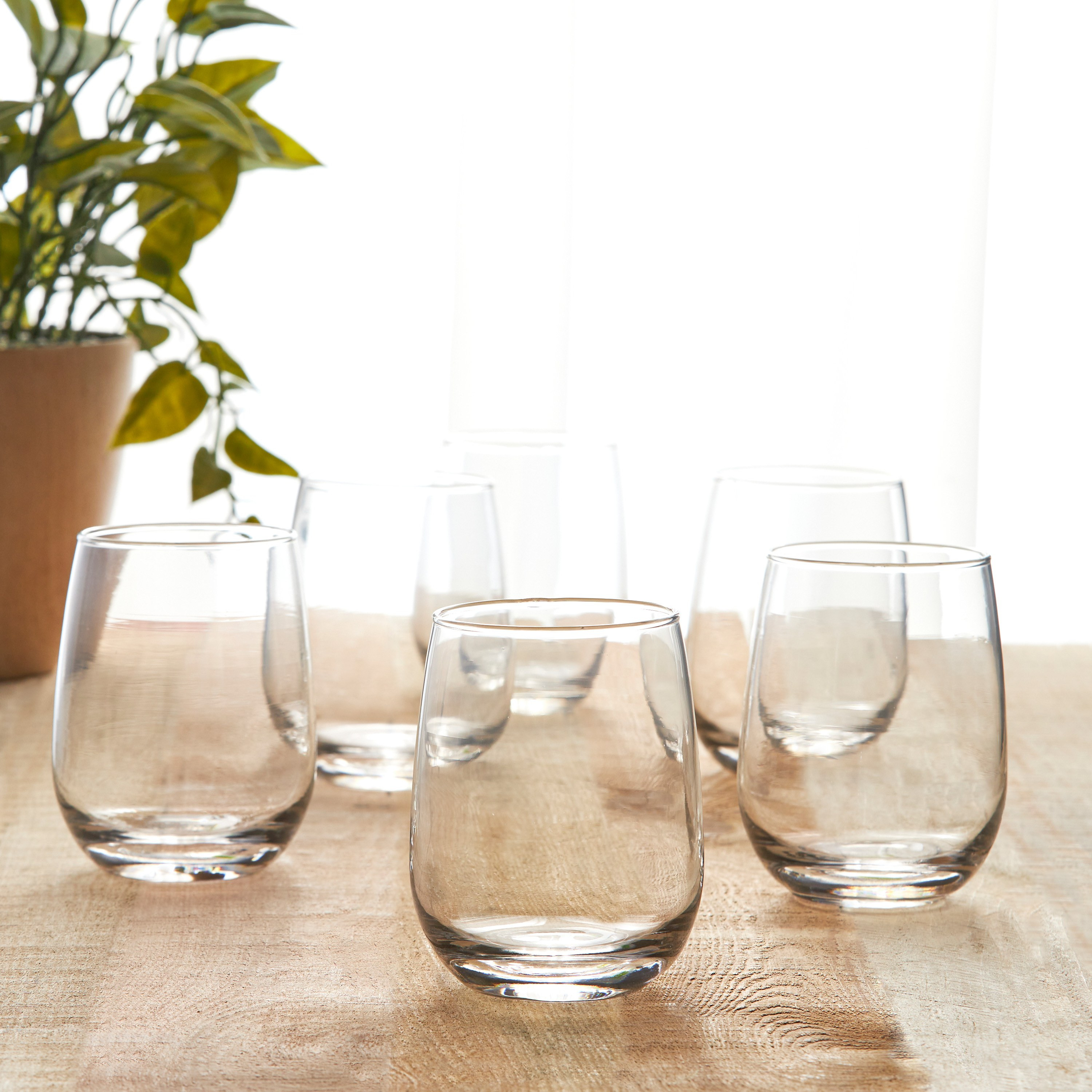 Shop Essential 6-Piece Glass Set - 500 ml | Homecentre Oman