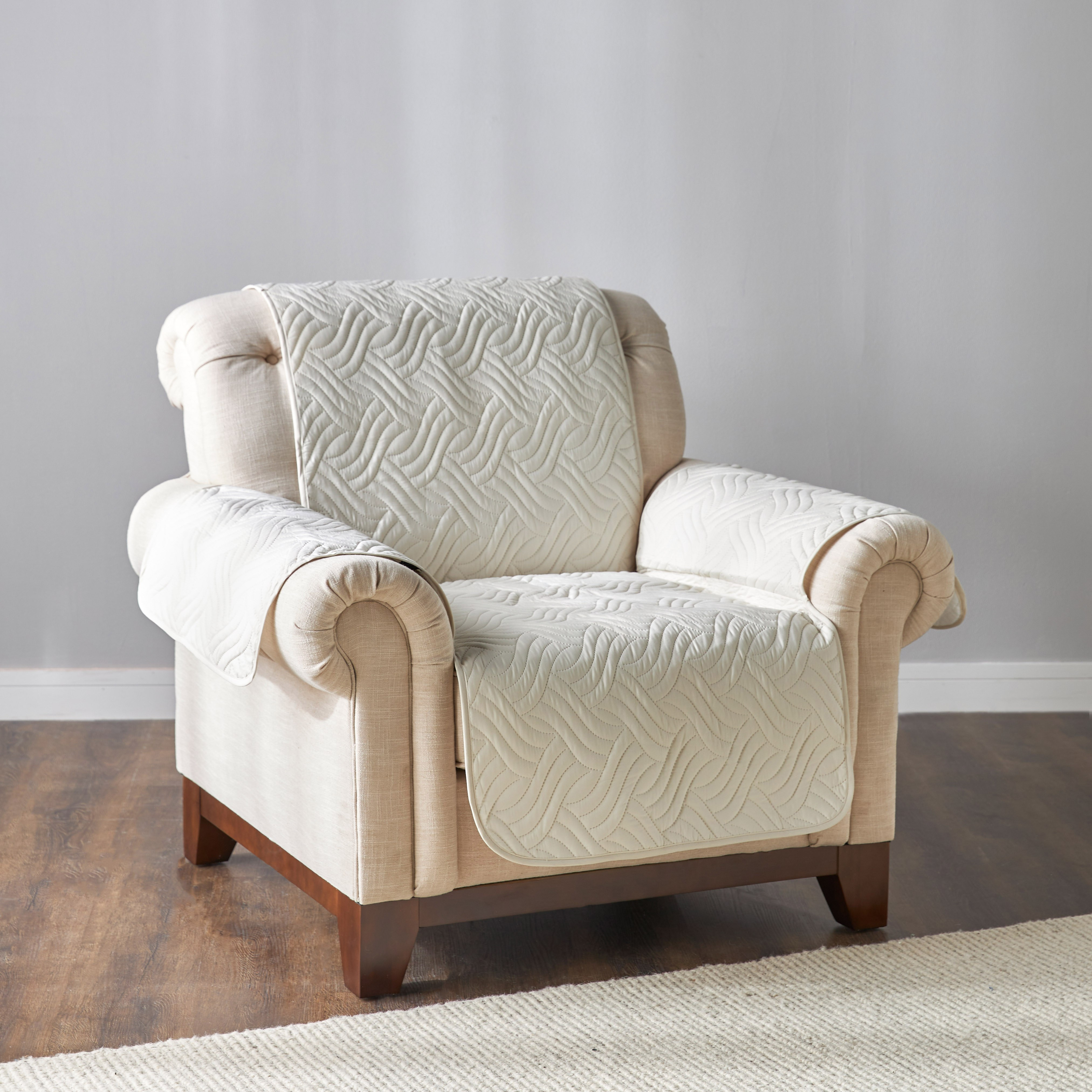 Shop Essential Wave 1 Seater Sofa Cover 165x179 cm Online Home Centre Saudi