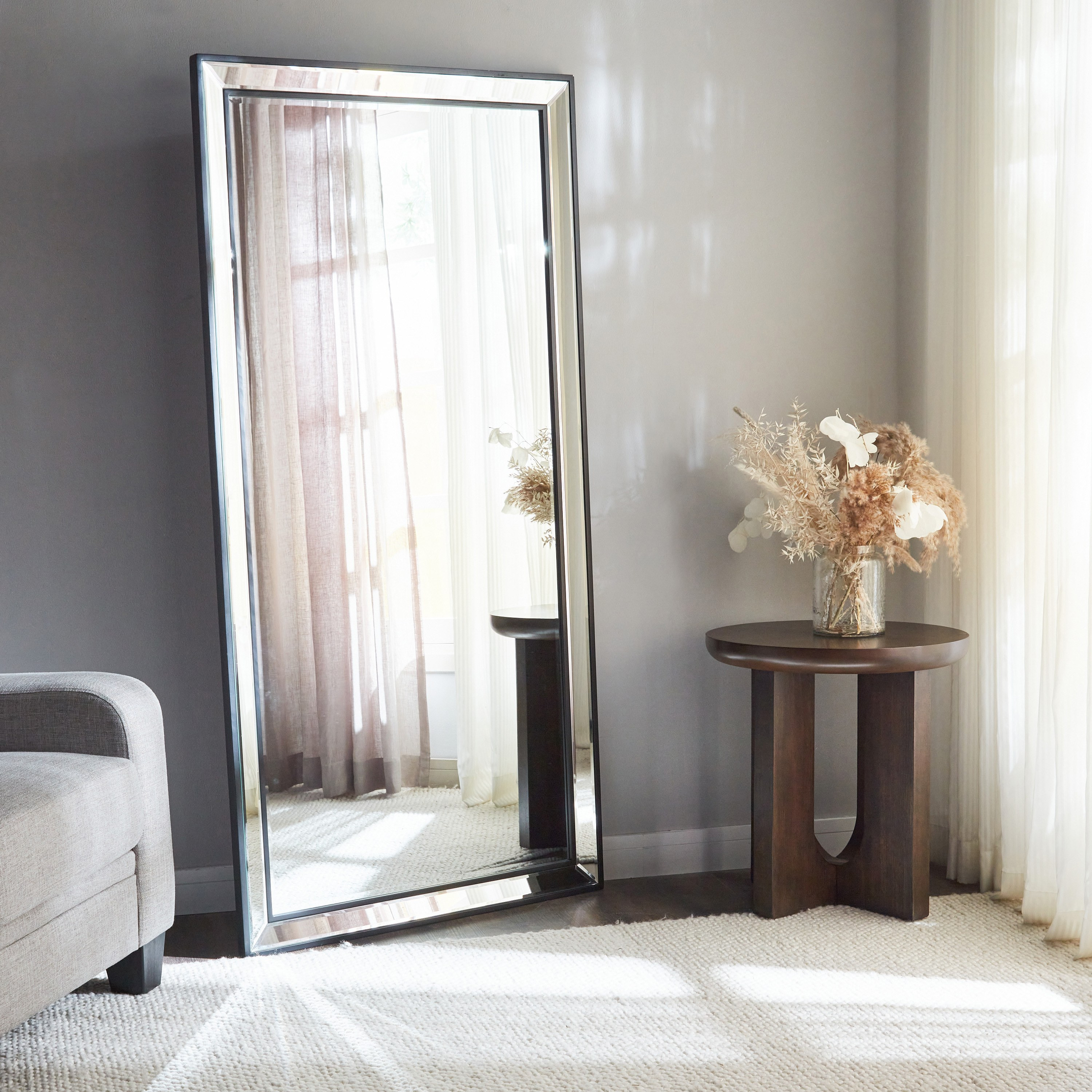 Shop Sophia Bevelled Leaner Mirror - 180x90 cm | Homecentre Oman