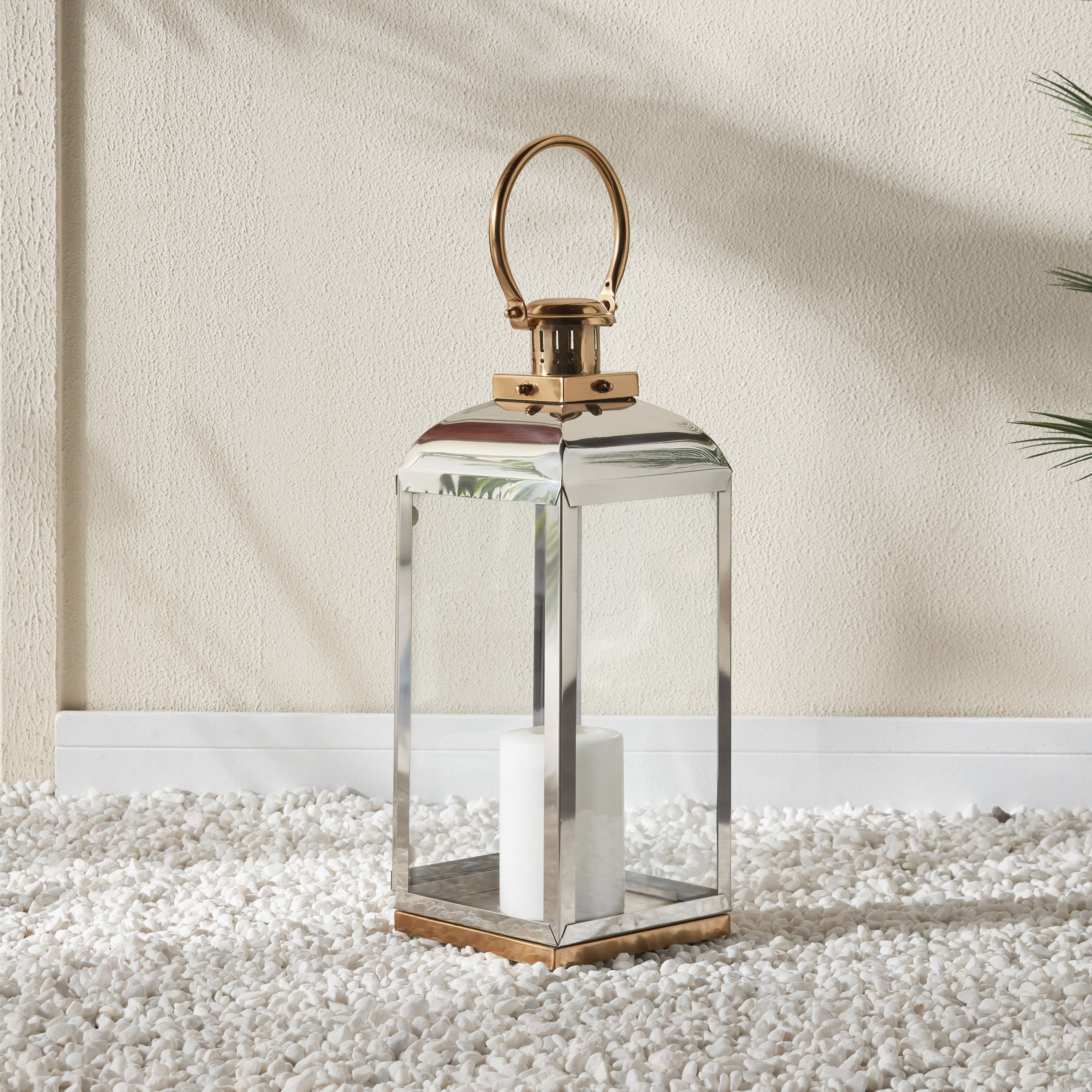 Shop Stella Metal Lantern - 52 cm Online | Home Centre UAE