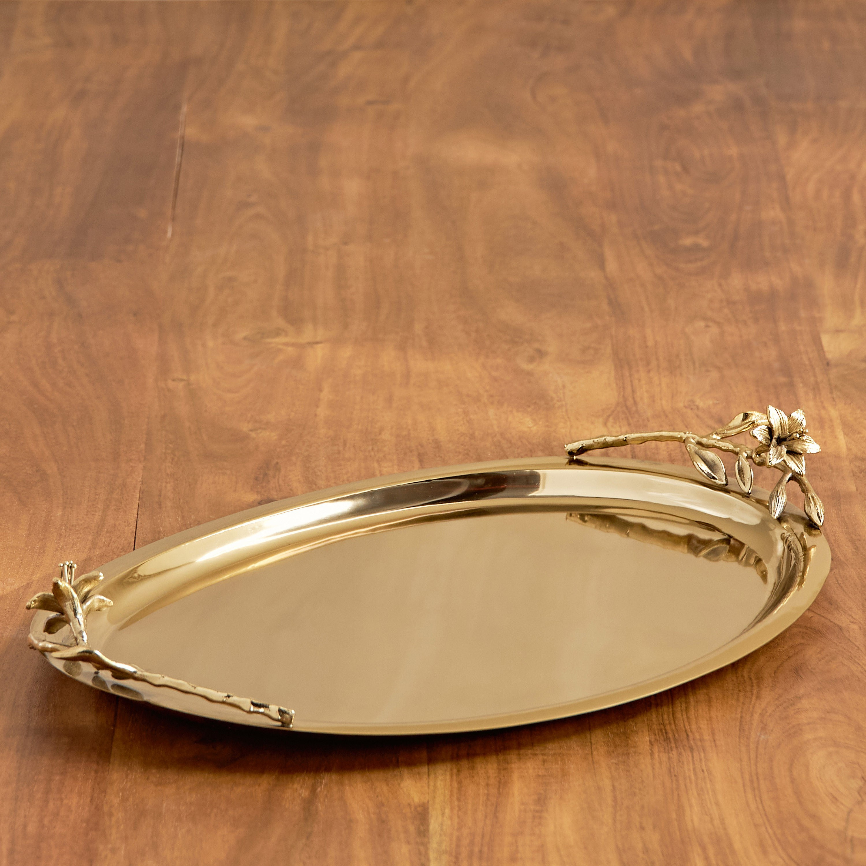 Shop Bell Flower Decorative Tray Online | Home Centre UAE