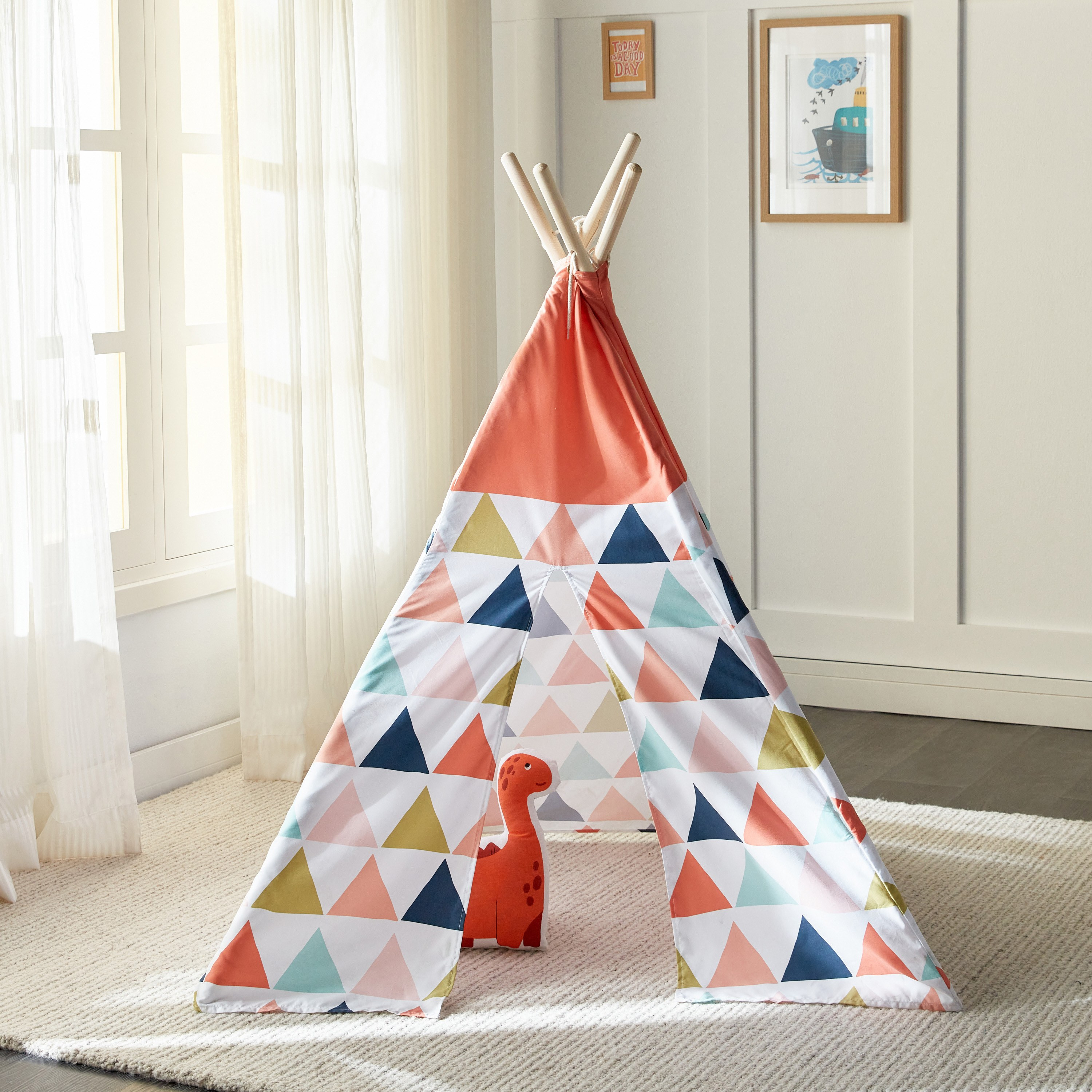 Shop Geometric Baby Activity Teepee Tent | Homecentre Egypt