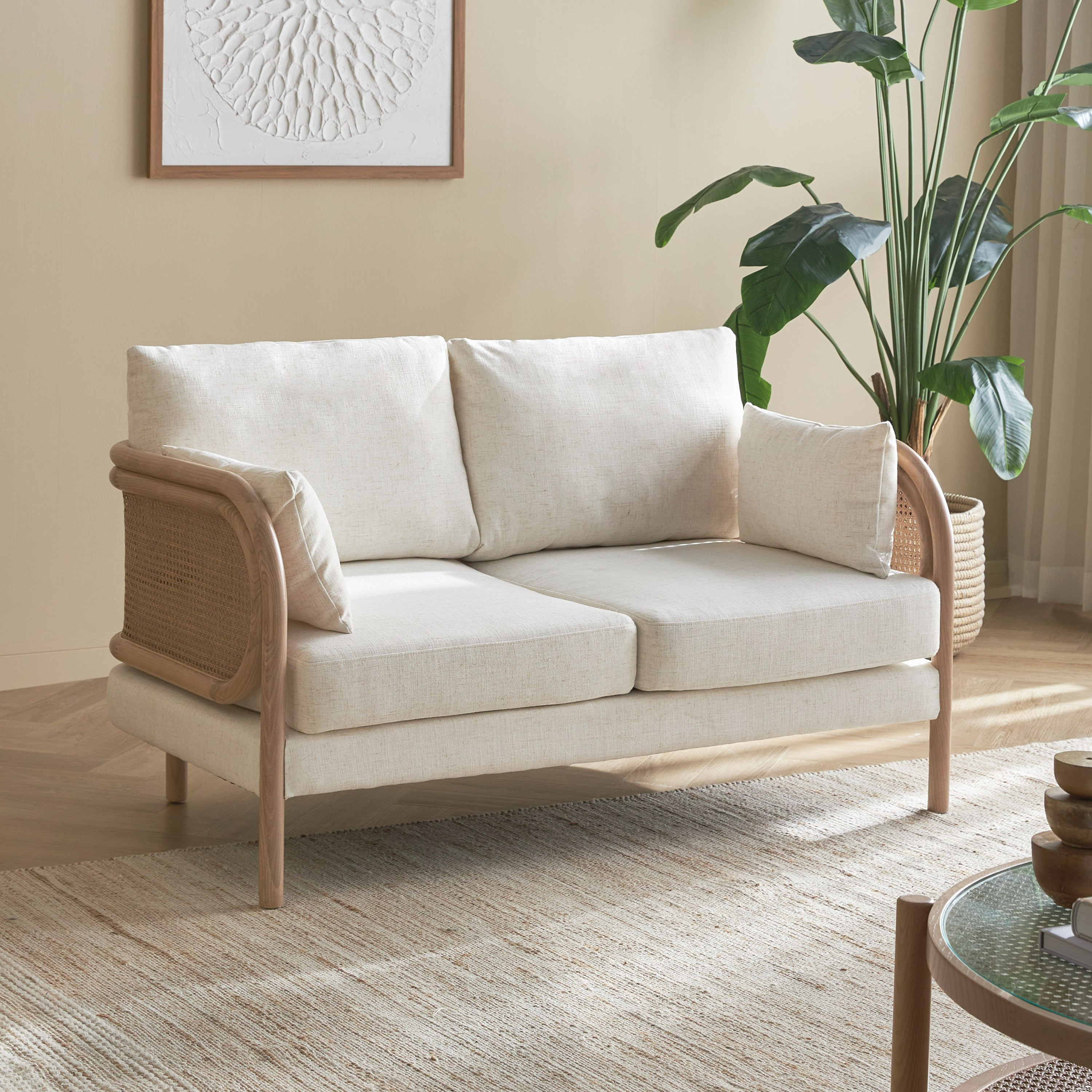 Shop Anasa 3-Seater Fabric Sofa | Home Centre UAE