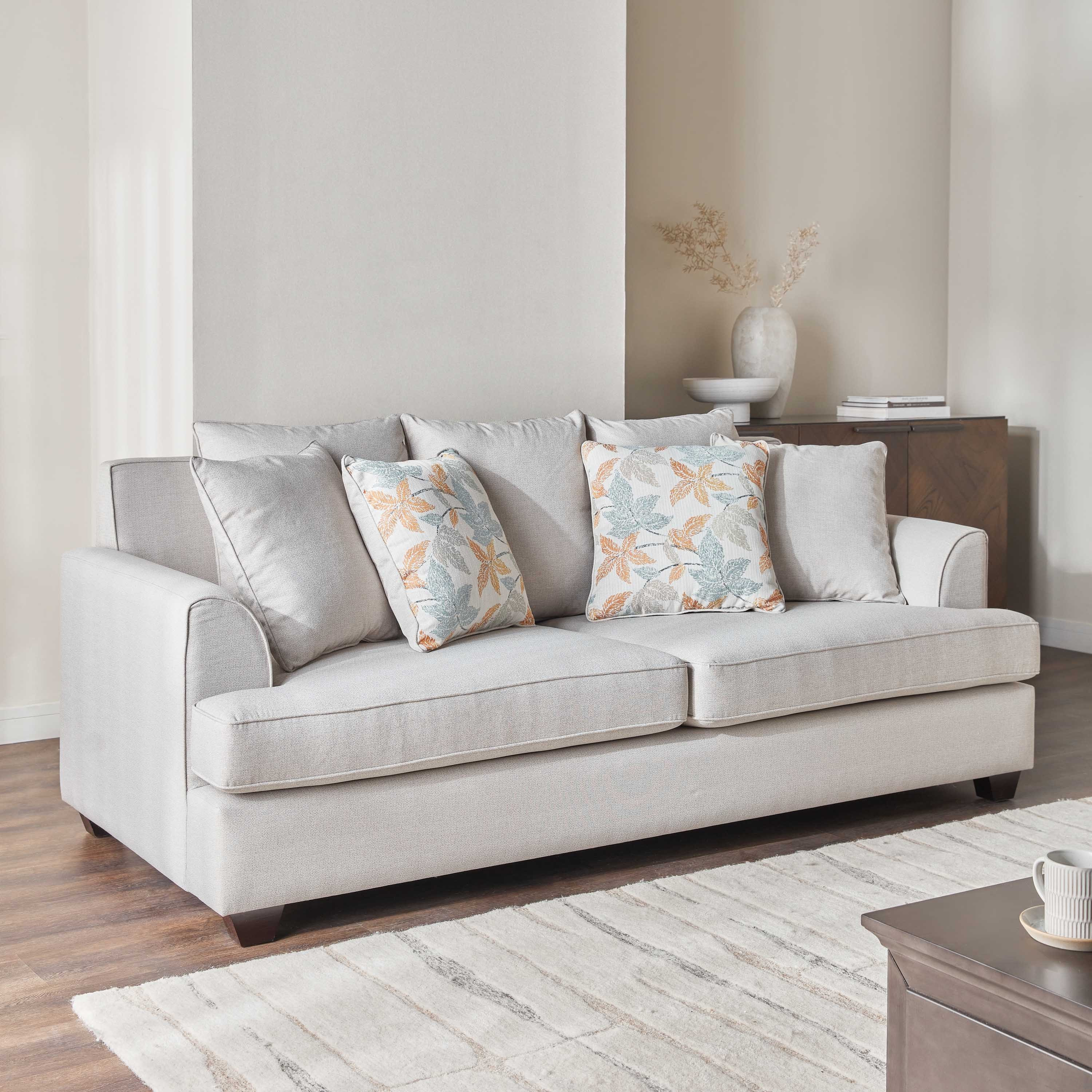 Shop Hanford 3-Seater Velvet Sofa | Home Centre UAE