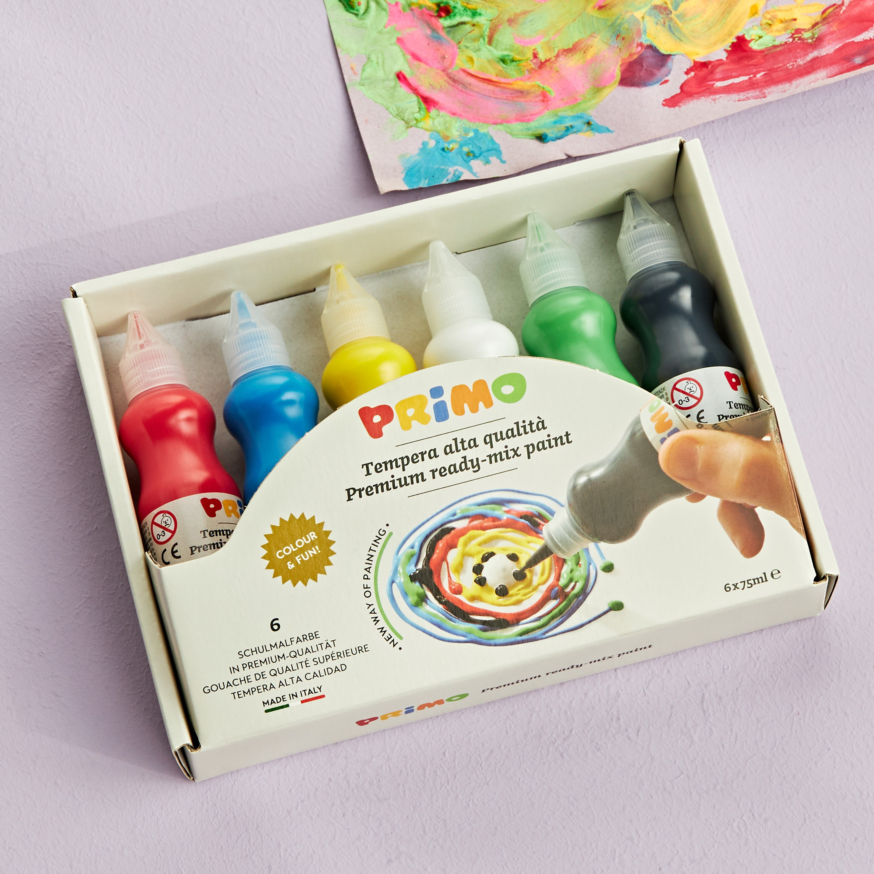 Shop Primo Premium Ready-Mix Poster Paint with Flowcontrol Nozzle - Set ...