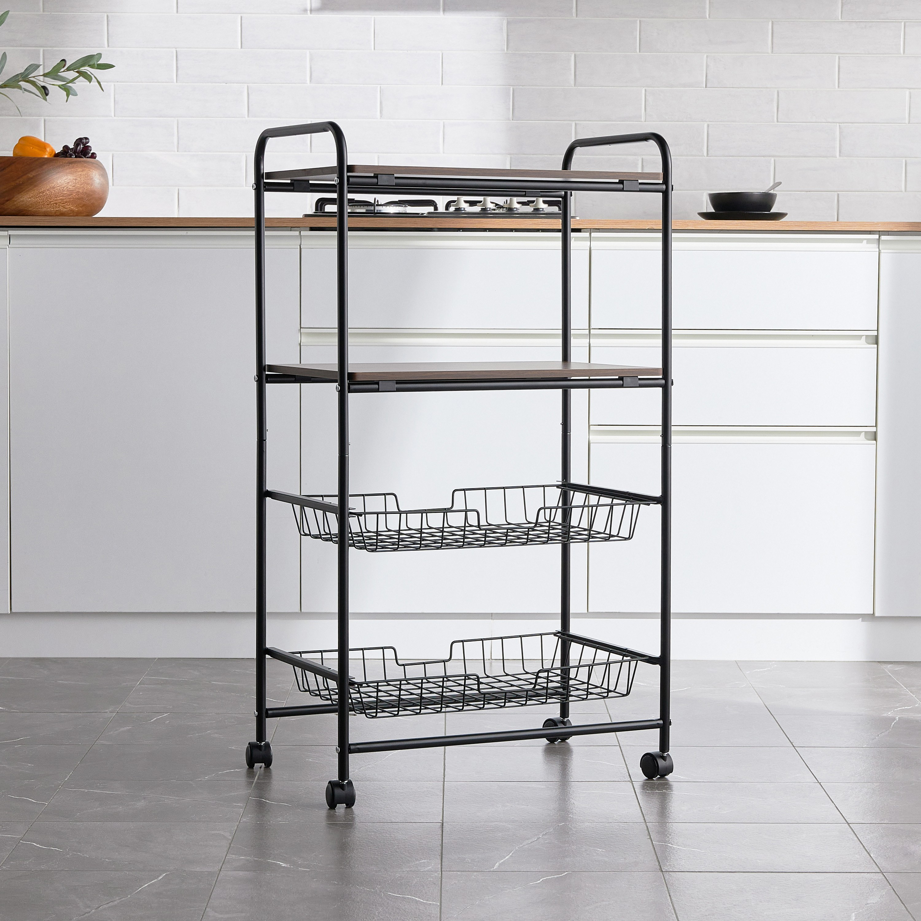 Shop Mason 4-Tier Kitchen Trolley | Home Centre UAE