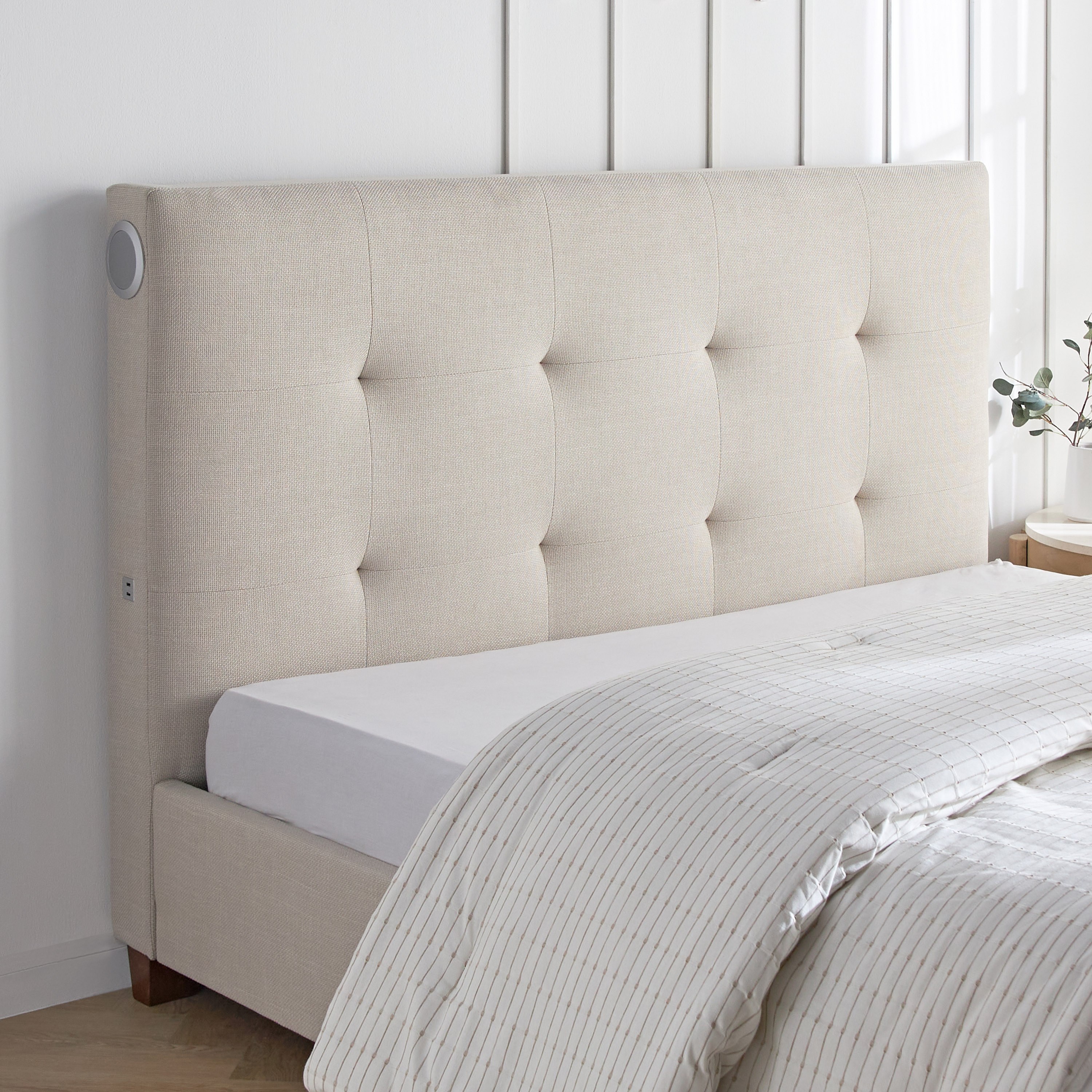 Shop Stellar Vox King Modular Headboard with USB - 180 cm | Homecentre Oman