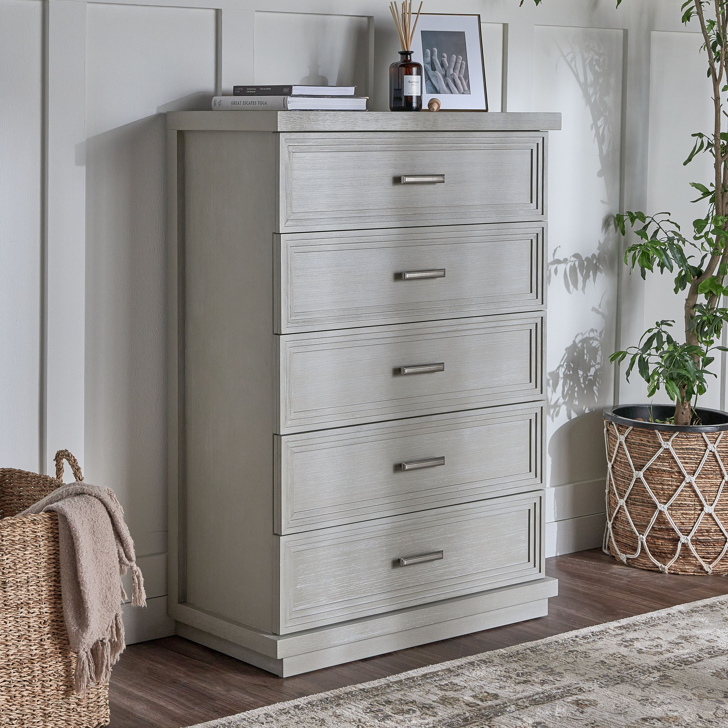 Shop Charles Chest of 5 Drawers Home Centre UAE