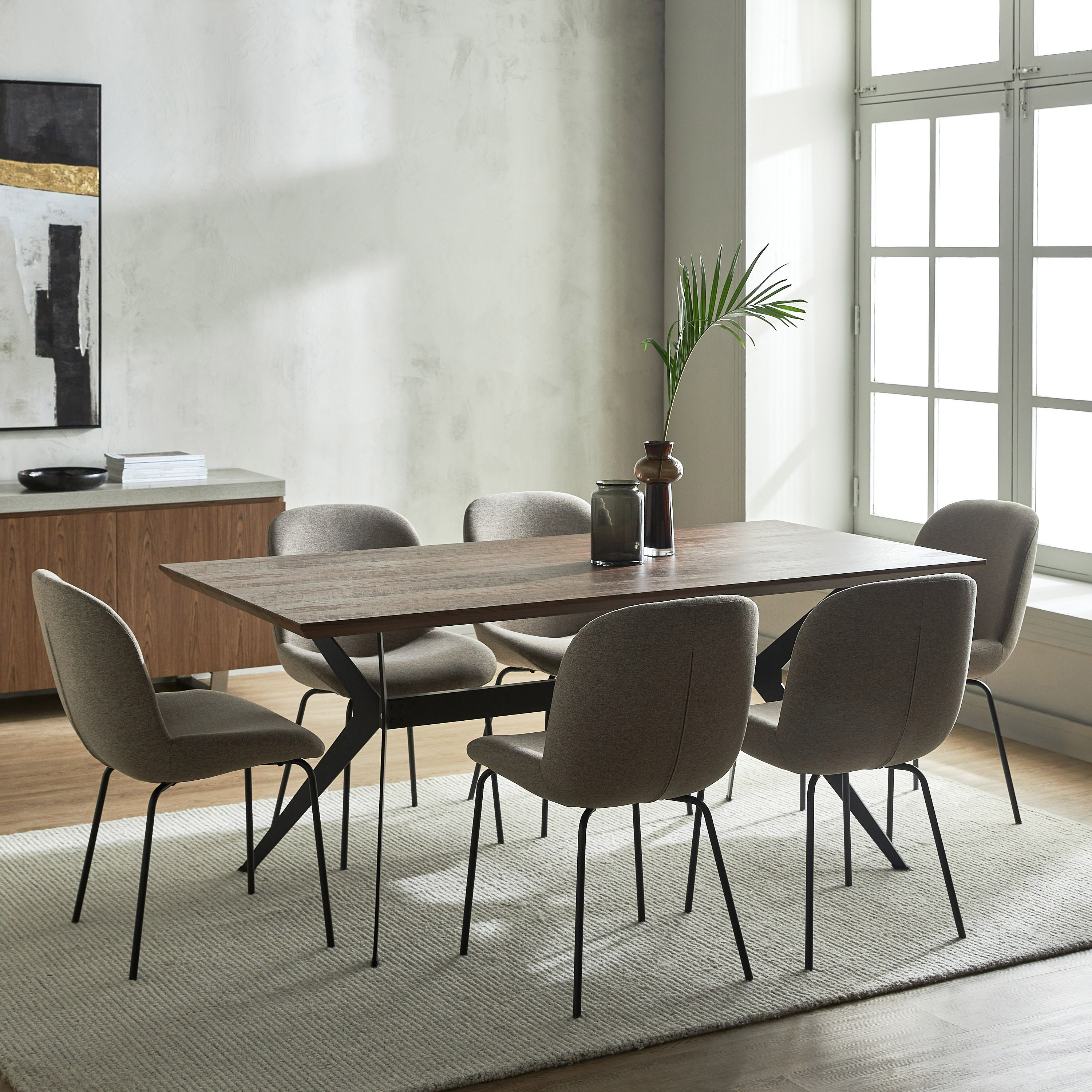 Shop Hamlets 6-Seater Dining Set | Home Centre Kuwait