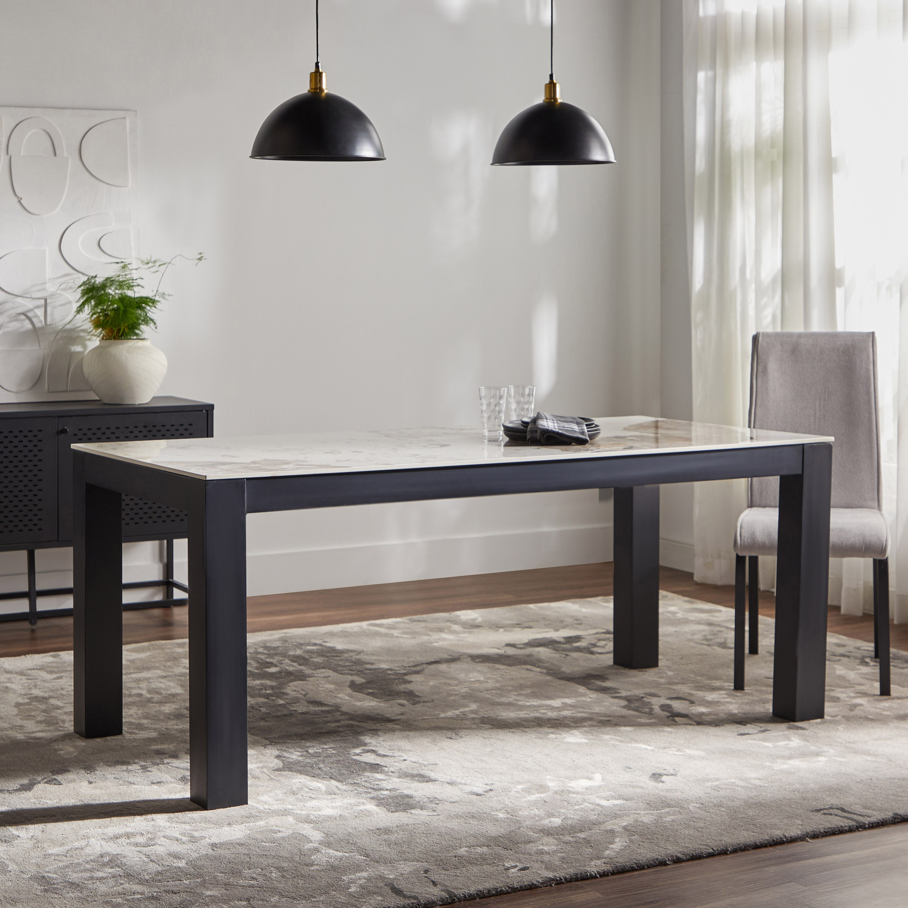 Shop Noivo 6-Seater Ceramic Top Dining Table | Homecentre Oman