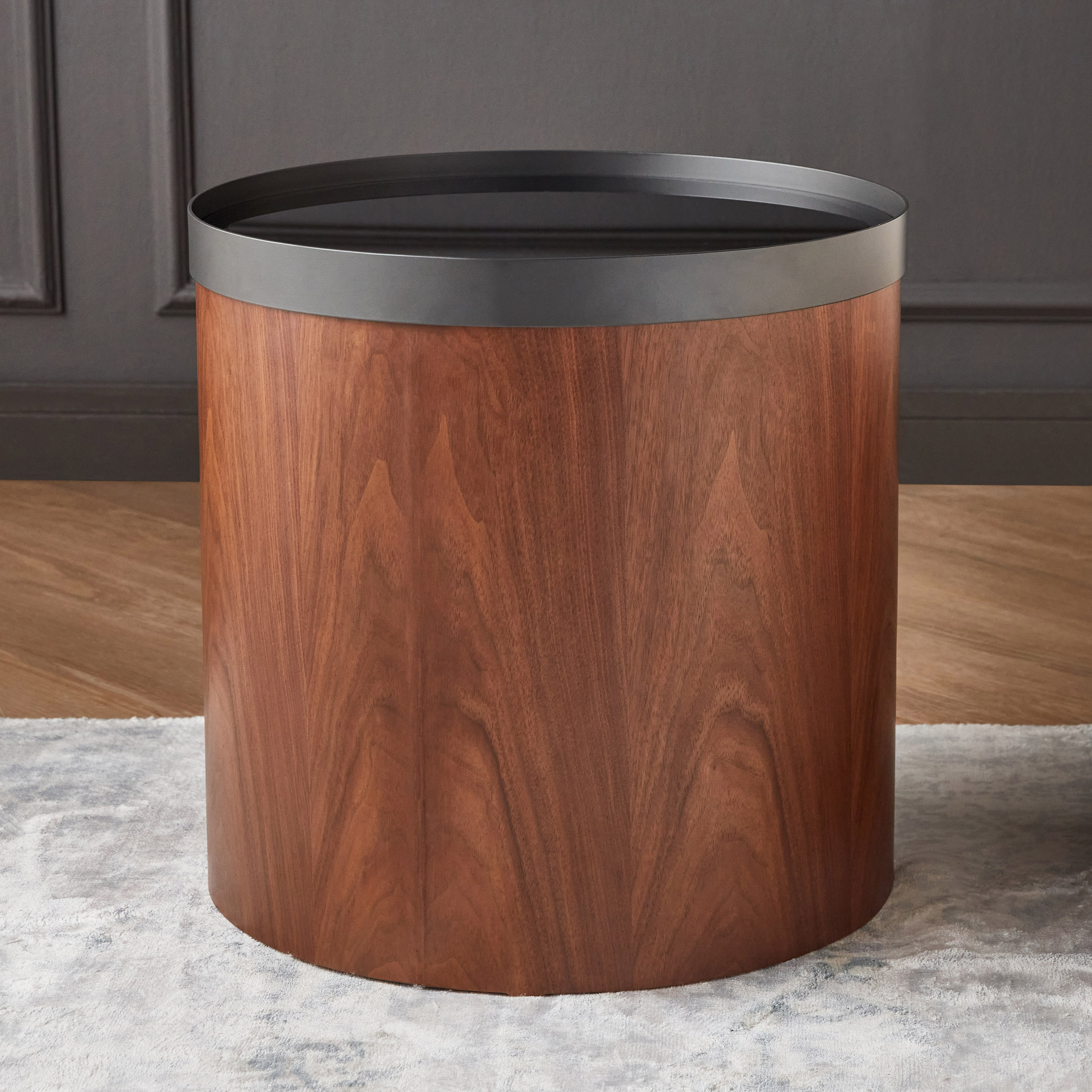 Shop Sylvie Glass Top Side Table | Homecentre Oman